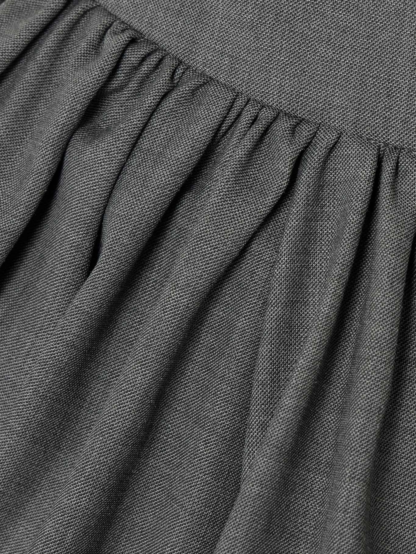 SHUSHU/TONG Gathered wool and silk-blend mini skirt | NET-A-PORTER
