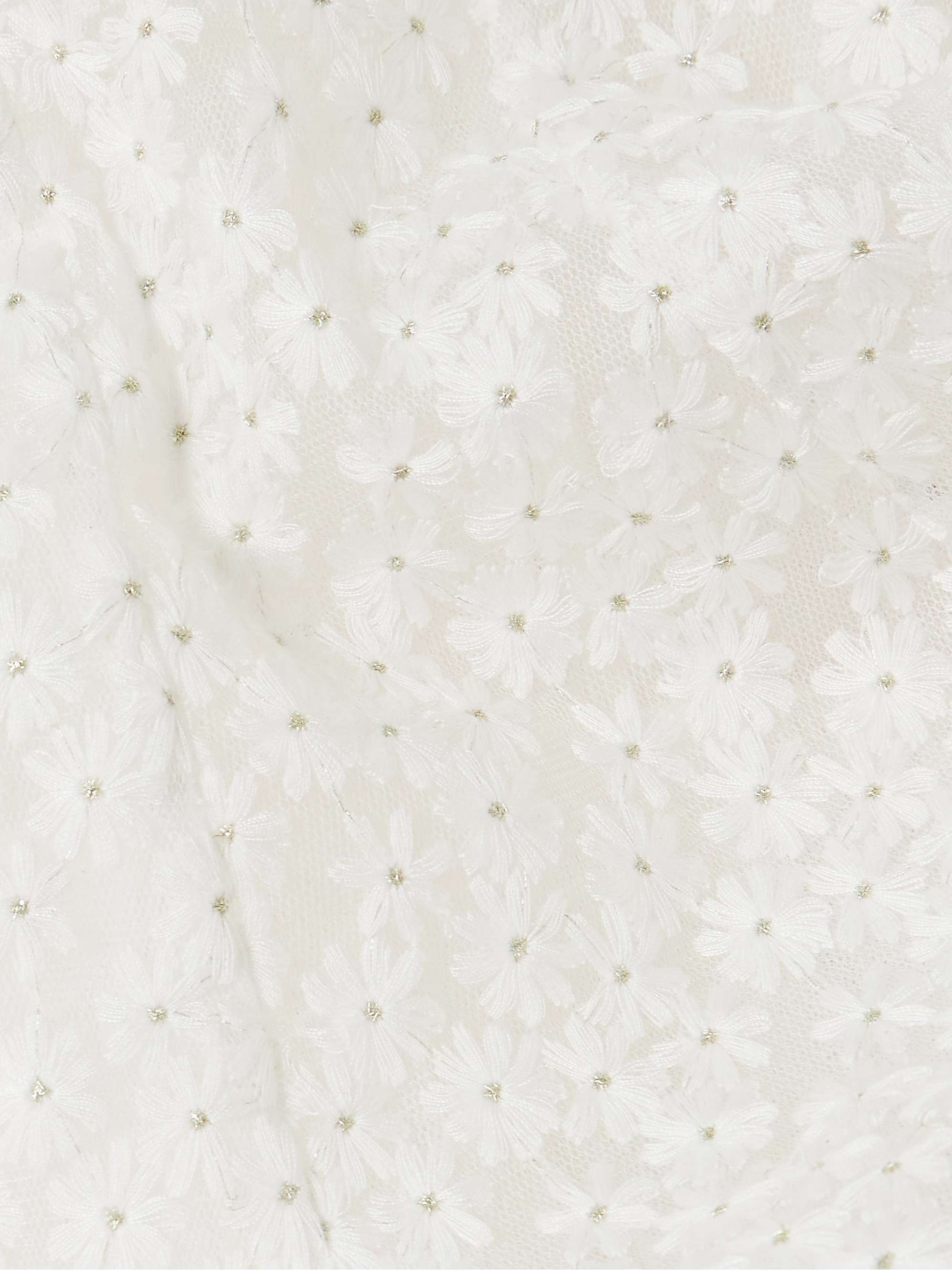 SHUSHU/TONG Embellished embroidered tulle mini dress | NET-A-PORTER