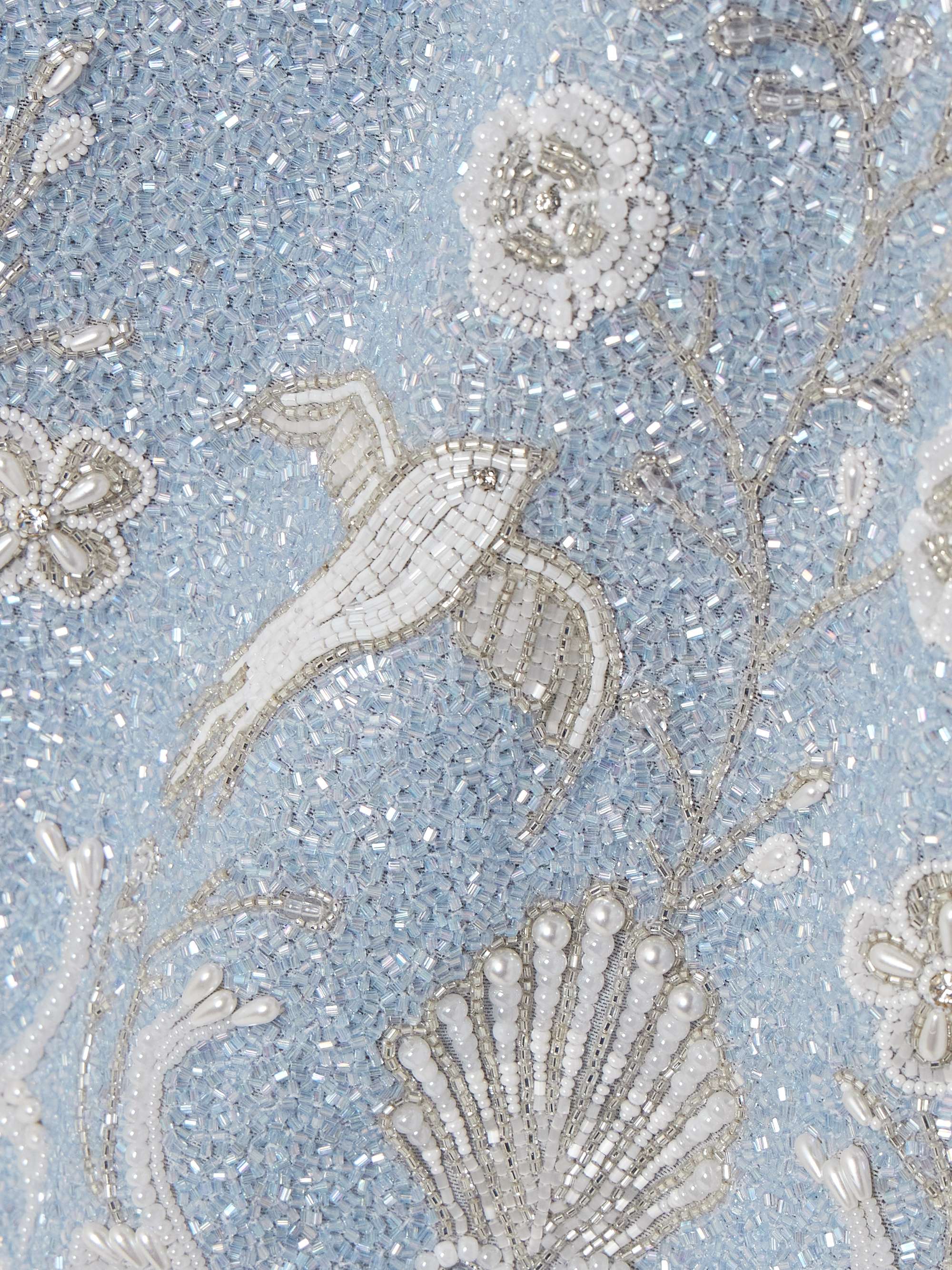 CLIO PEPPIATT Bluebell bead-embellished stretch-tulle mini dress | NET ...