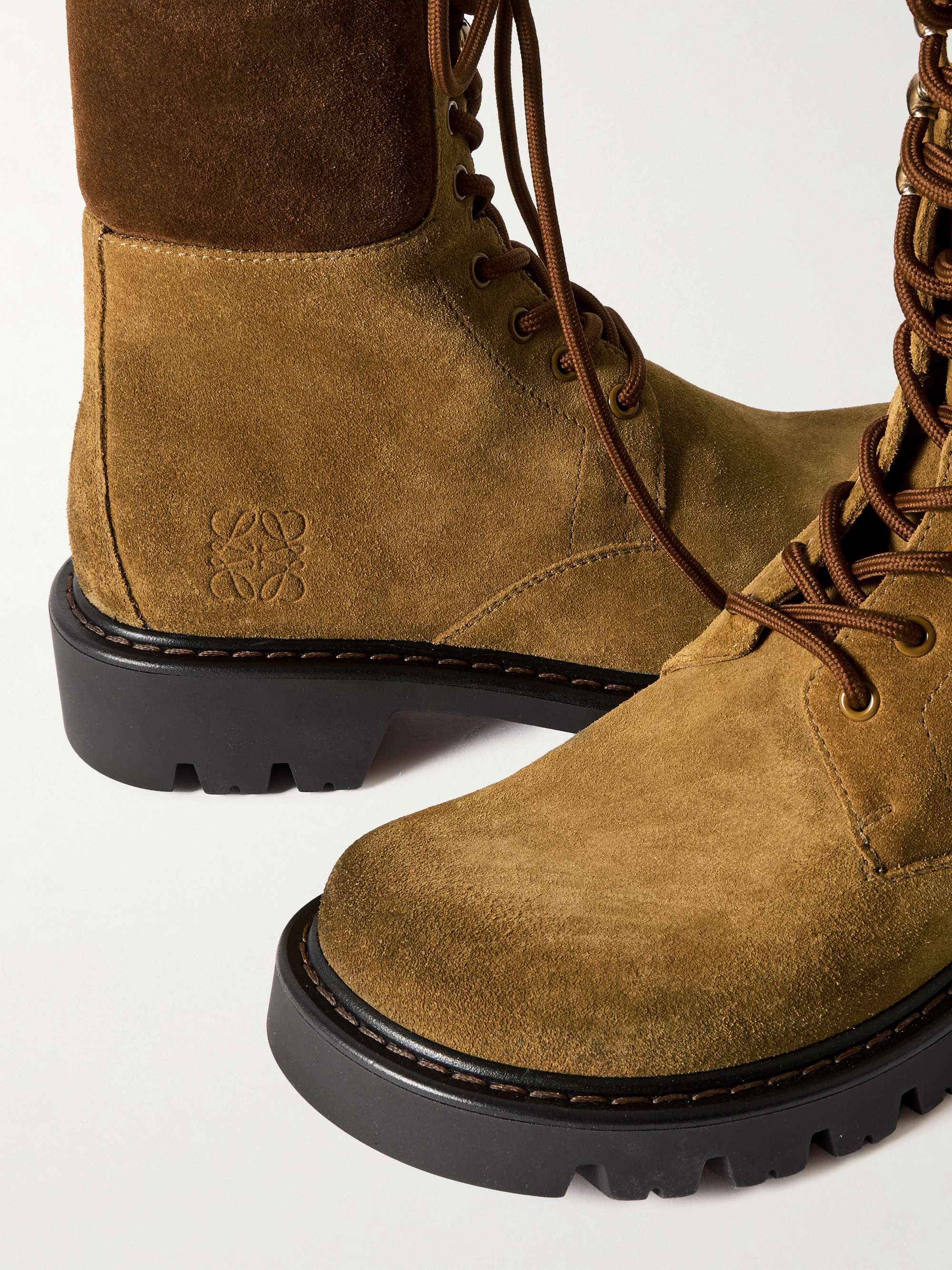 LOEWE Sierra suede ankle boots | NET-A-PORTER