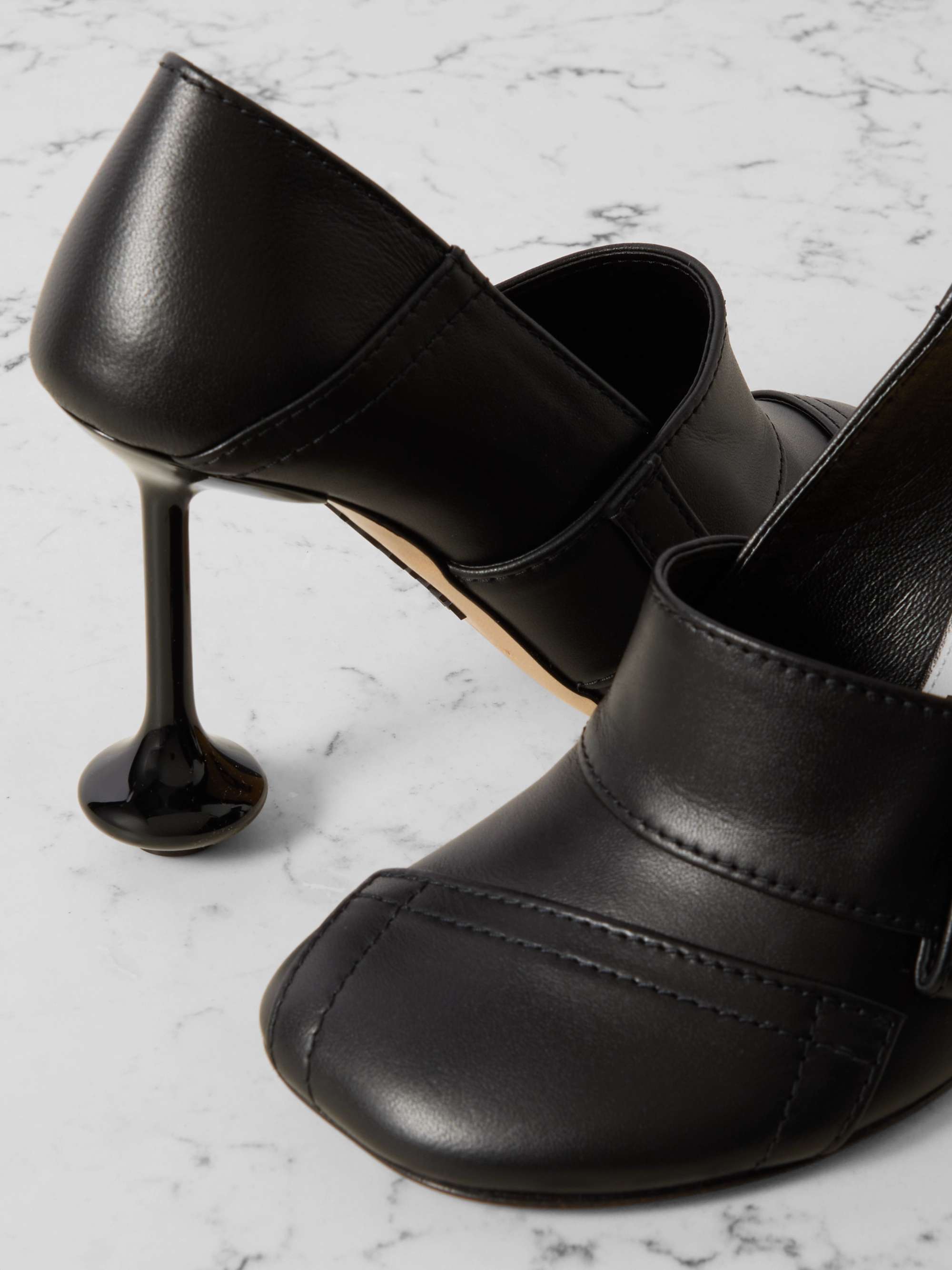 LOEWE Toy leather pumps | NET-A-PORTER