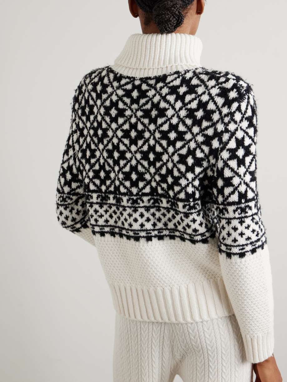 BOGNER Nadia Fair Isle wool-blend turtleneck sweater | NET-A-PORTER