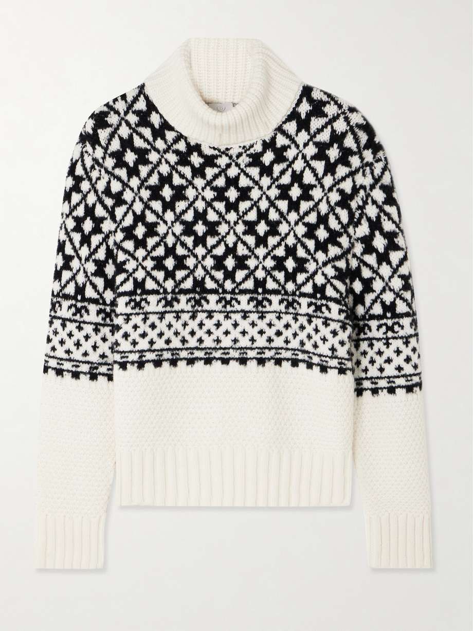 BOGNER Nadia Fair Isle wool-blend turtleneck sweater | NET-A-PORTER