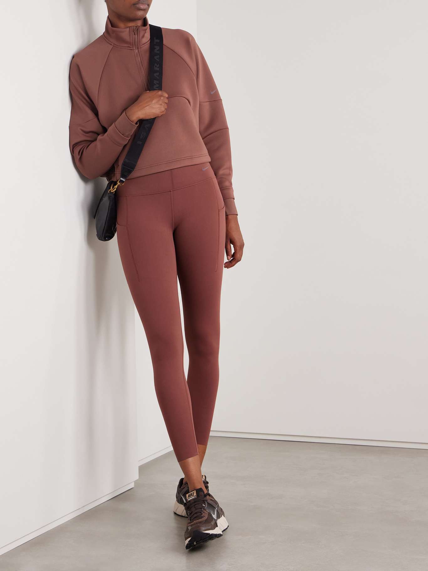 NIKE Prima cropped Dri-FIT half-zip sweatshirt | NET-A-PORTER