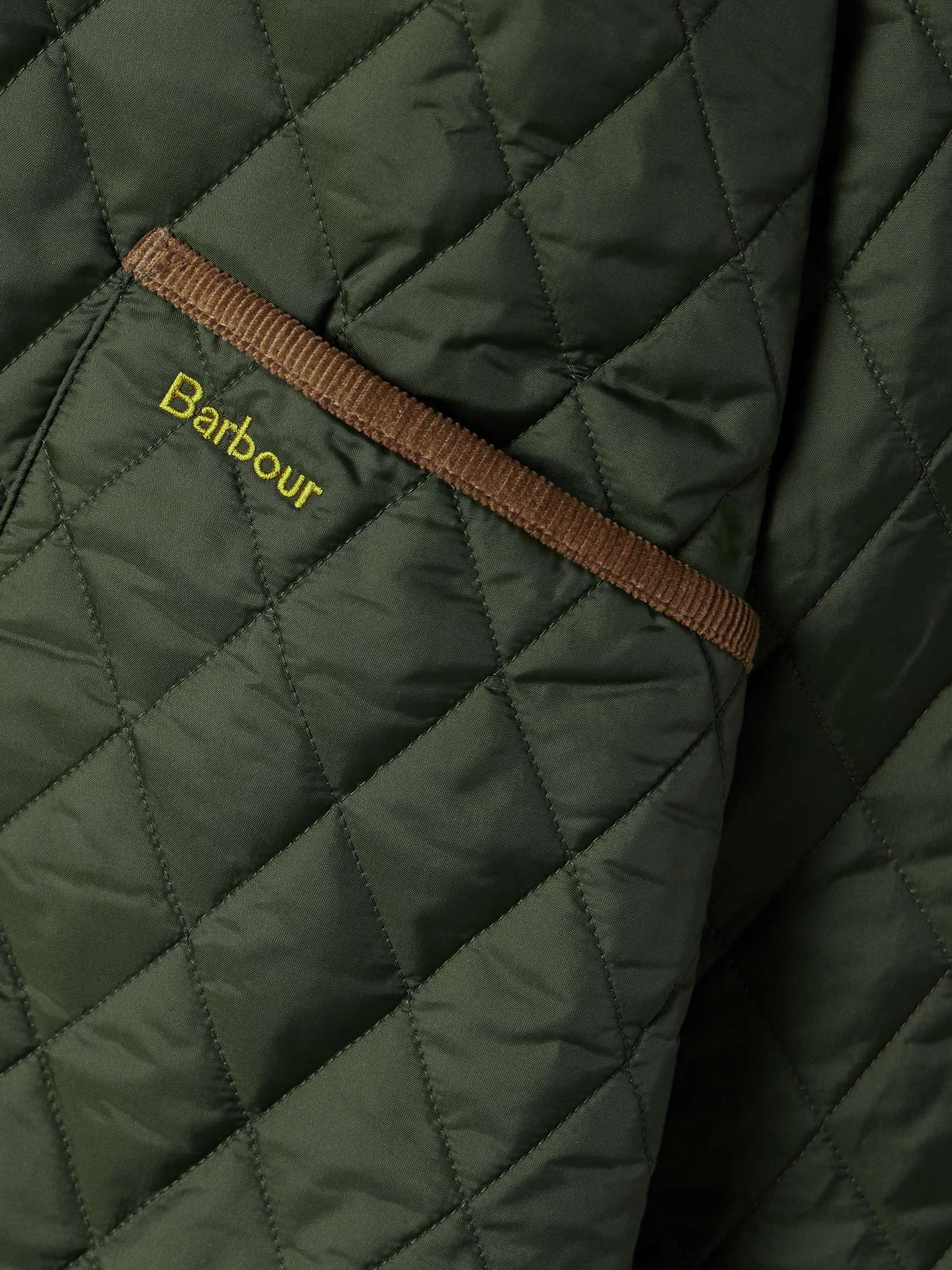 BARBOUR Liddesdale cotton corduroy-trimmed padded quilted shell jacket | NET-A-PORTER