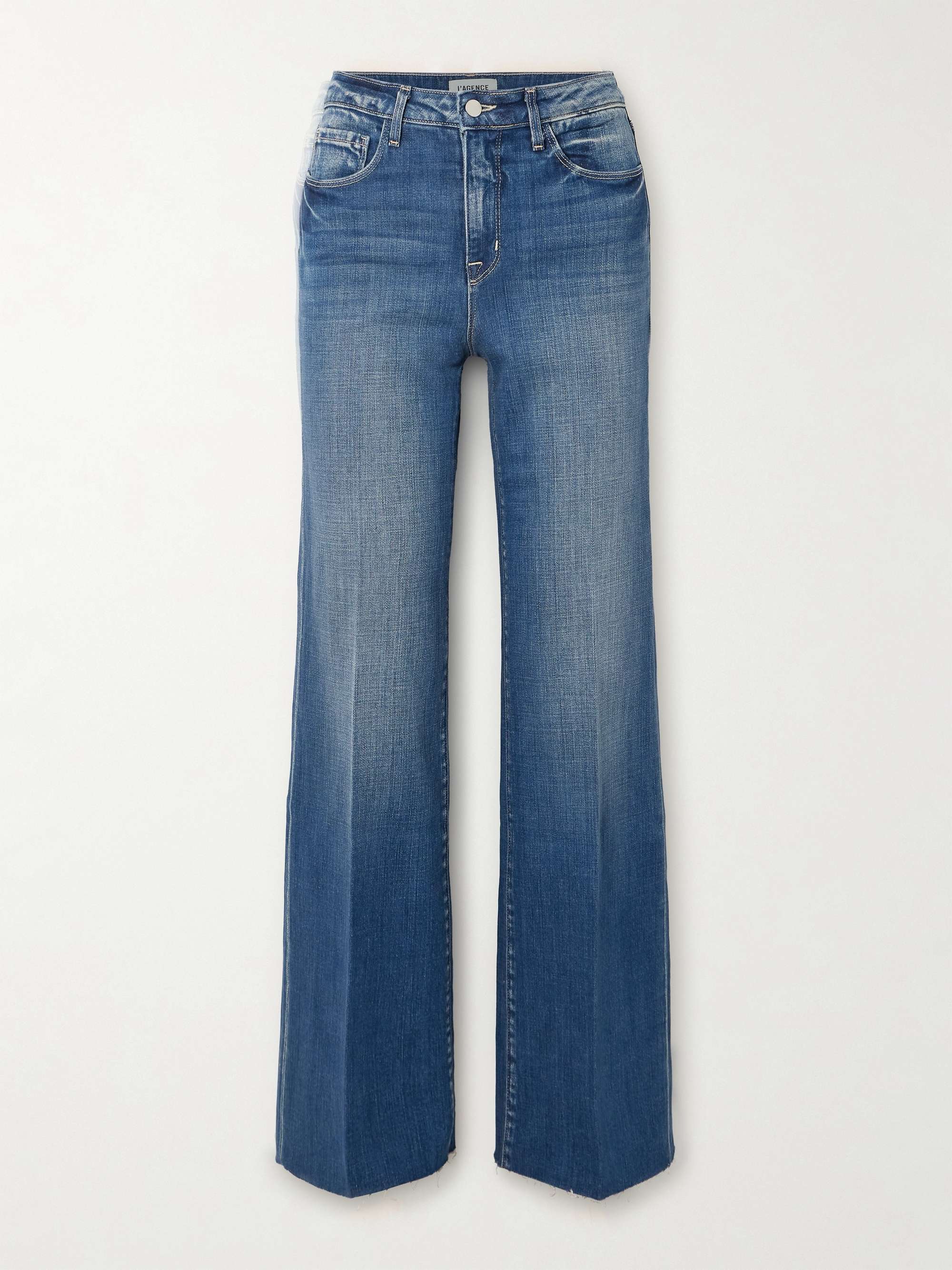 L'AGENCE Scottie high-rise wide-leg jeans | NET-A-PORTER