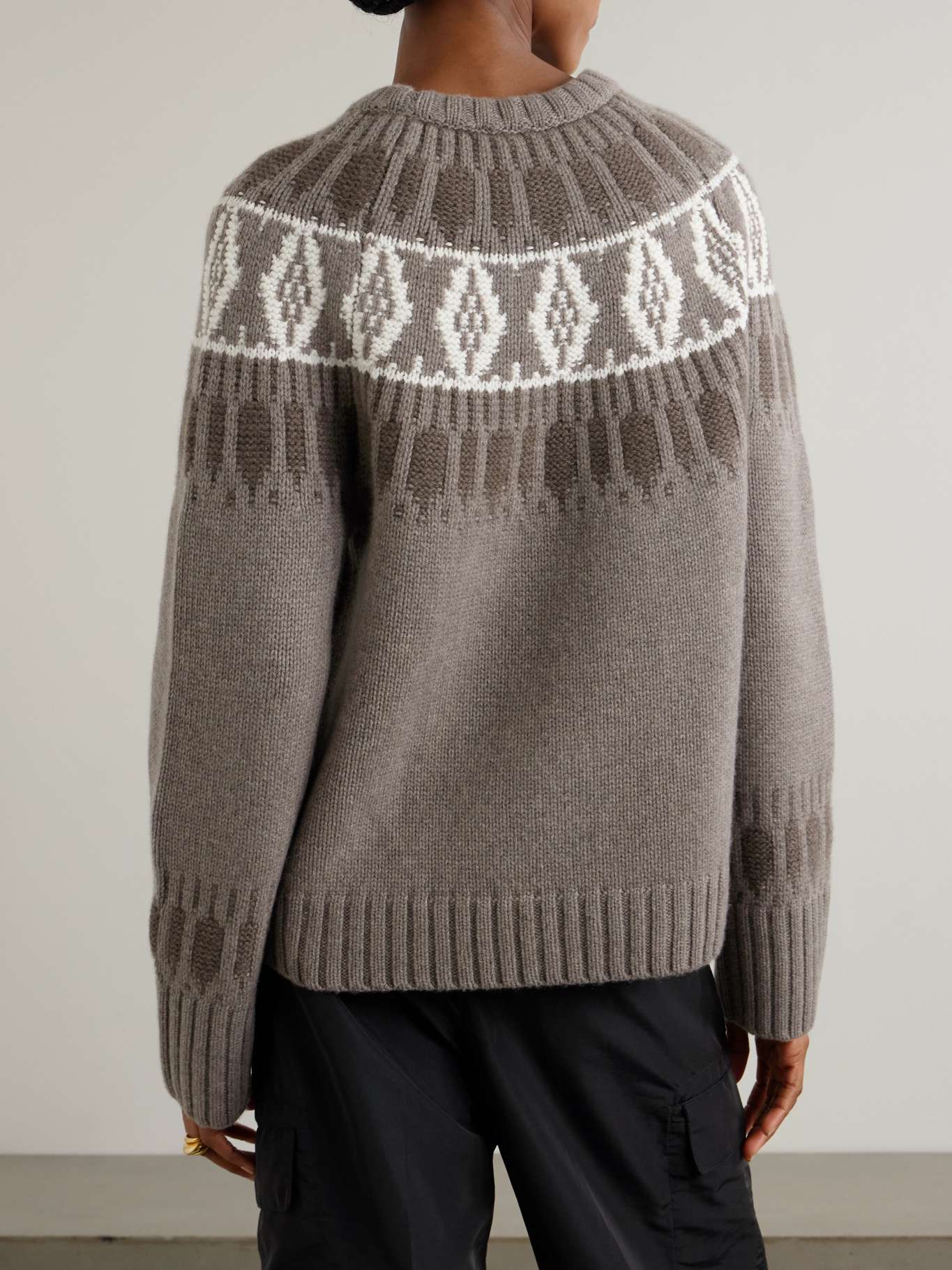 ARCH4 Jackson Fair Isle cashmere sweater | NET-A-PORTER
