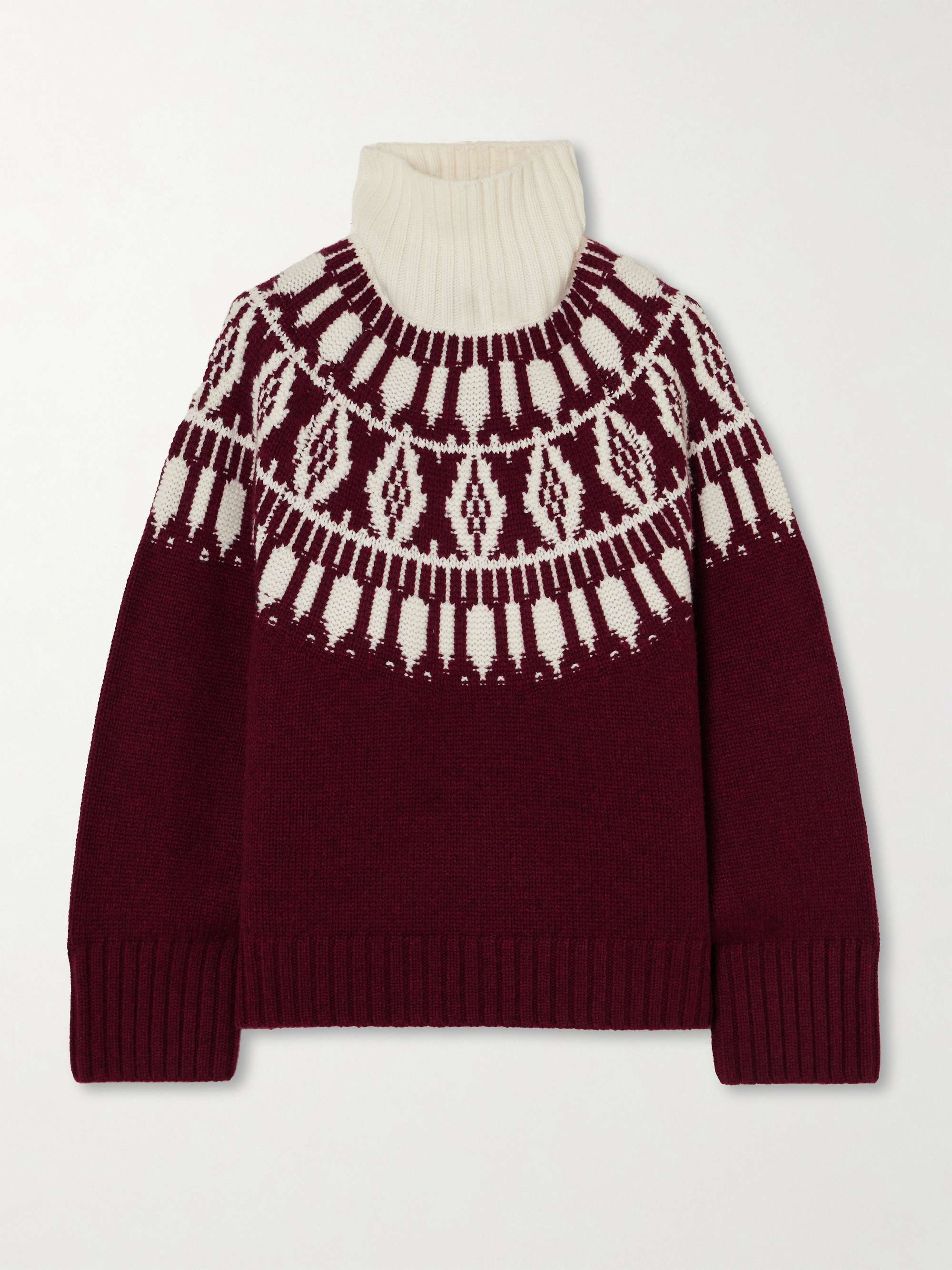 ARCH4 Whistler Fair Isle intarsia-knit cashmere turtleneck sweater | NET-A-PORTER
