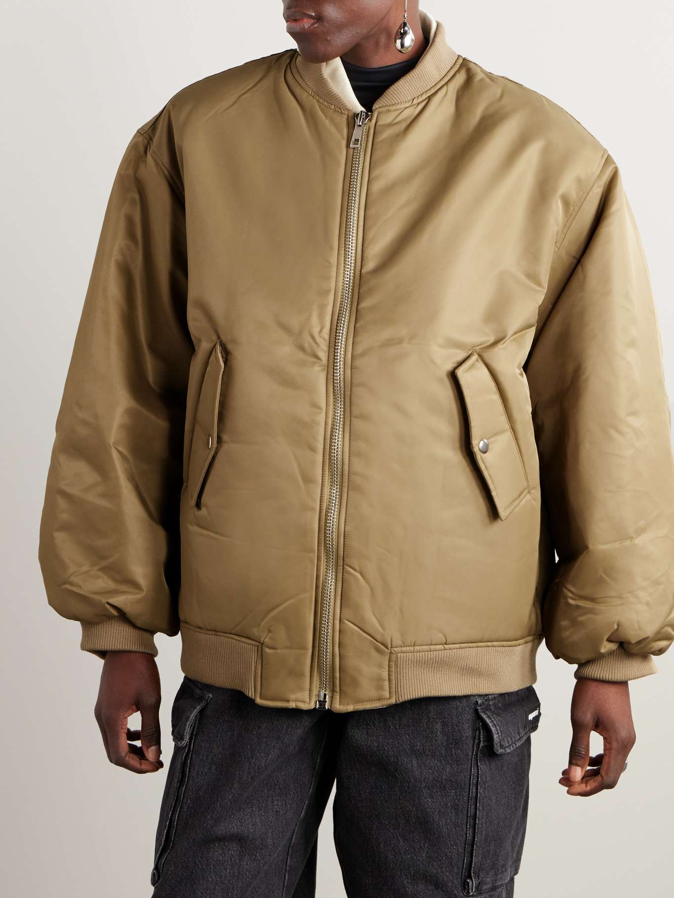 THE FRANKIE SHOP Astra shell bomber jacket | NET-A-PORTER