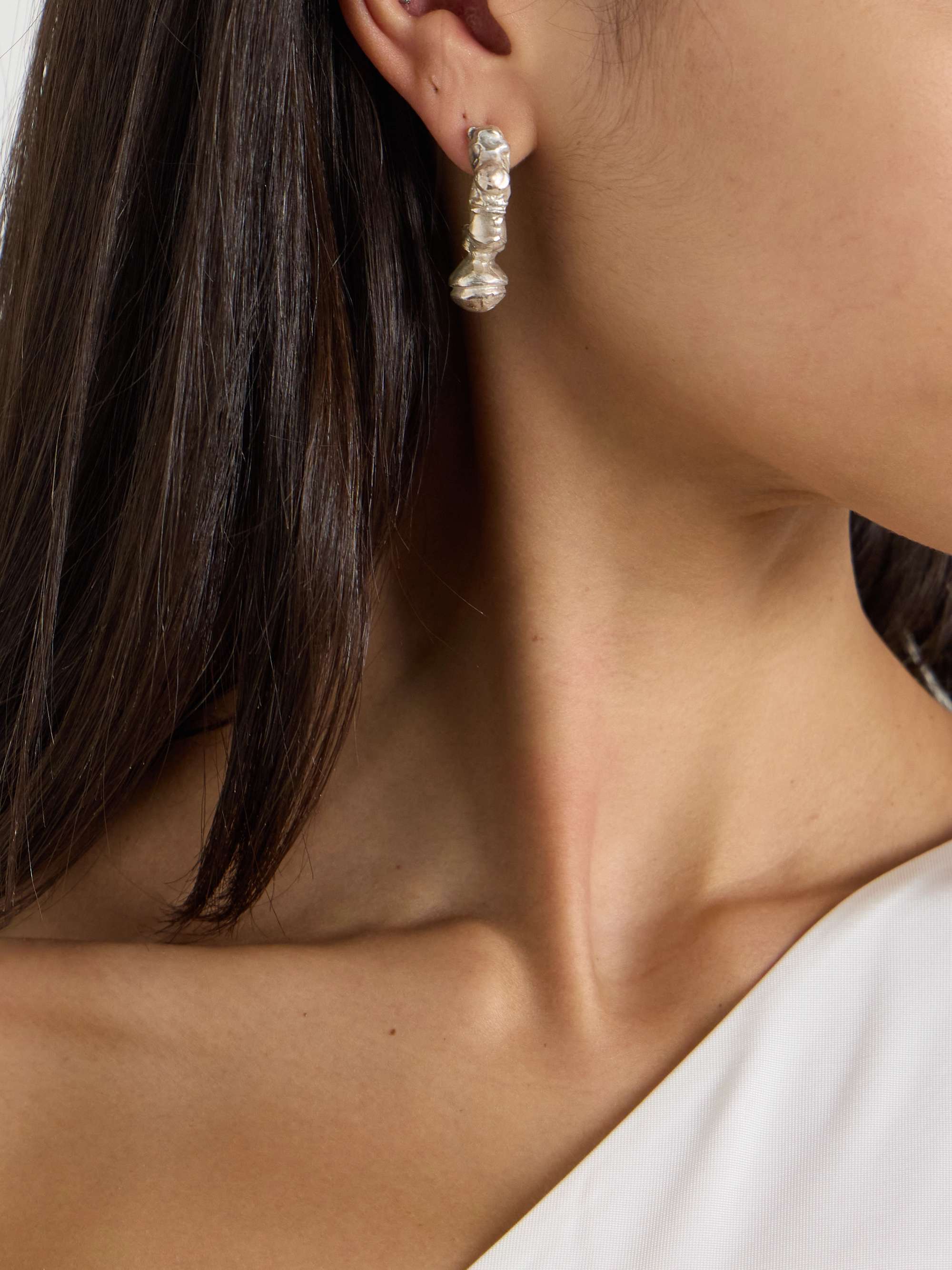 ALIGHIERI The Ancient Incantations recycled silver earrings | NET-A-PORTER