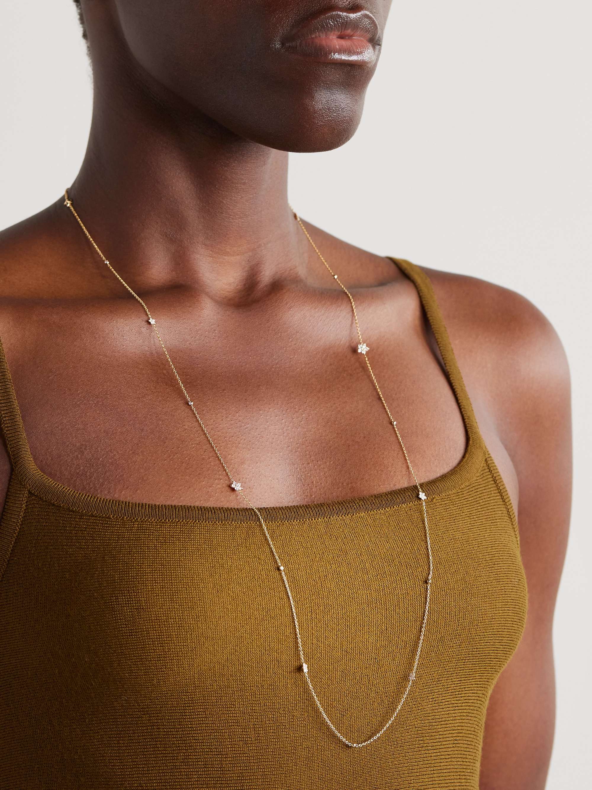 OLE LYNGGAARD COPENHAGEN Long Shooting Stars 18-karat gold diamond ...