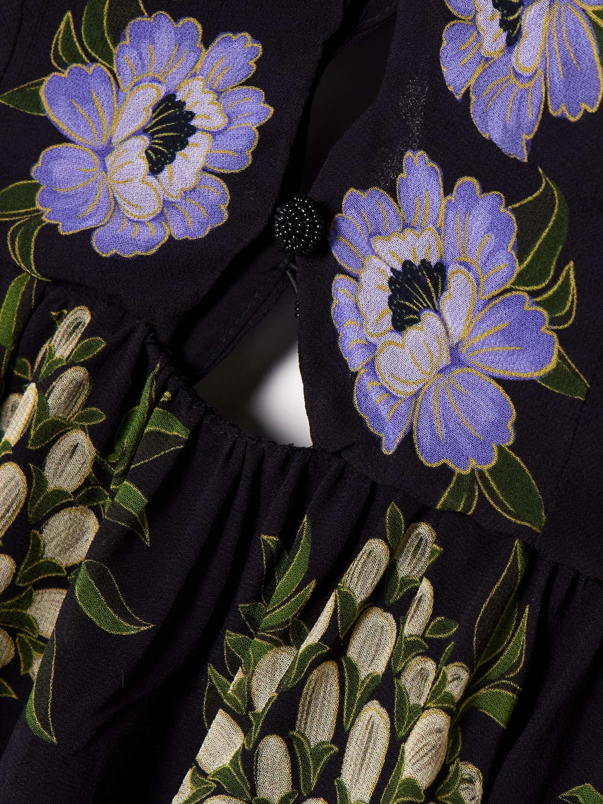 FARM RIO Ruffled tiered printed georgette maxi dress | NET-A-PORTER