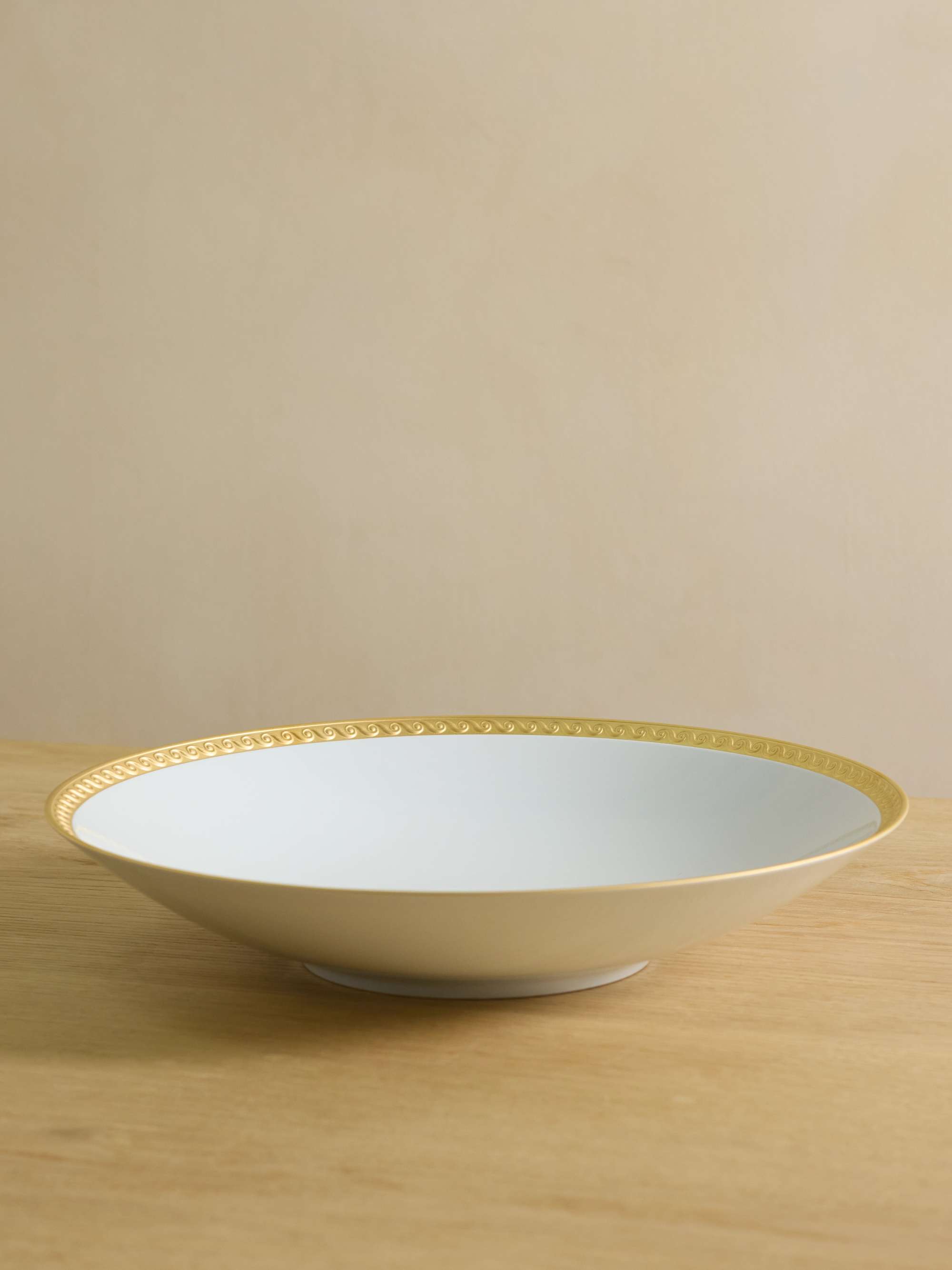 L'OBJET Neptune large gold-plated porcelain bowl | NET-A-PORTER