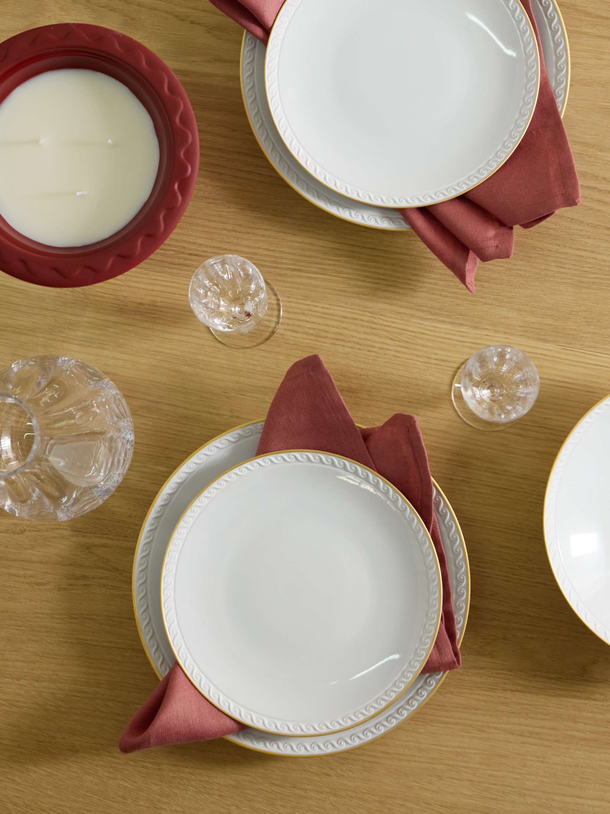 L'OBJET Neptune set of two gold-plated porcelain dessert plates | NET-A ...