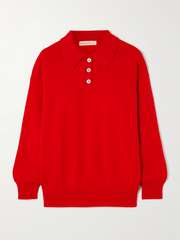 &DAUGHTER Edith wool polo sweater | NET-A-PORTER