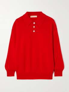 &DAUGHTER Edith wool polo sweater | NET-A-PORTER