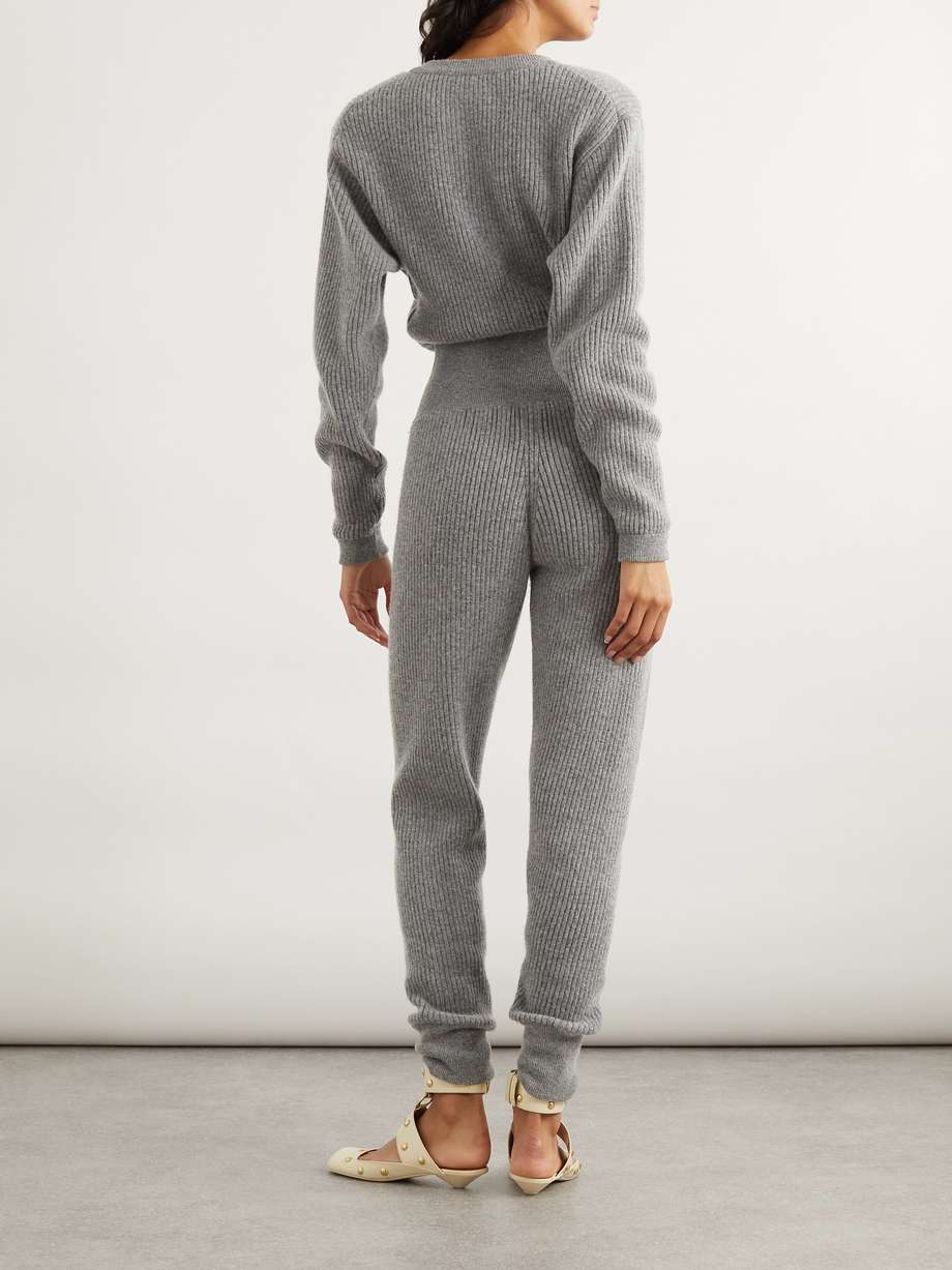 CHLOÉ Ribbed wool-blend jumpsuit | NET-A-PORTER