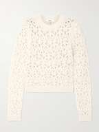 CHLOÉ Open-knit wool sweater | NET-A-PORTER