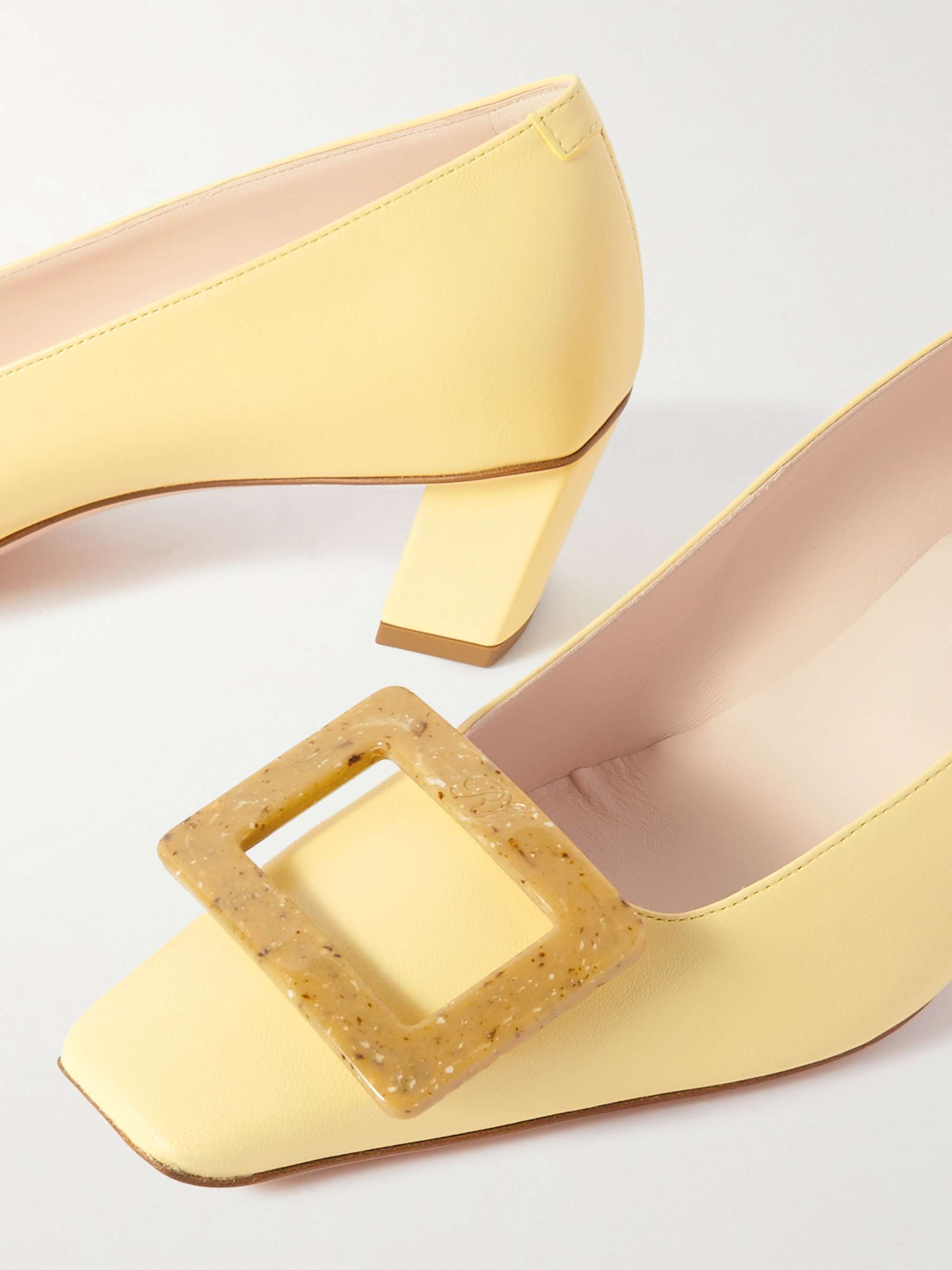 ROGER VIVIER Belle Vivier patent-leather pumps | NET-A-PORTER