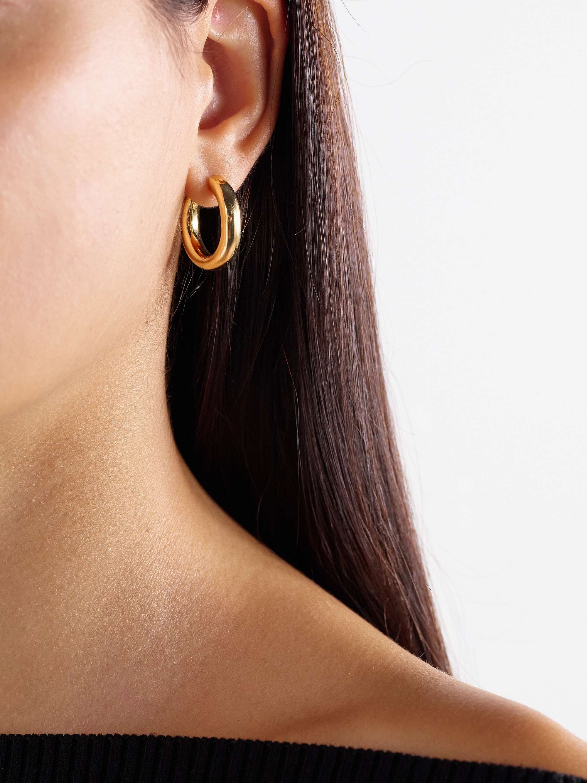ANITA KO Cosmo 18-karat gold hoop earrings | NET-A-PORTER