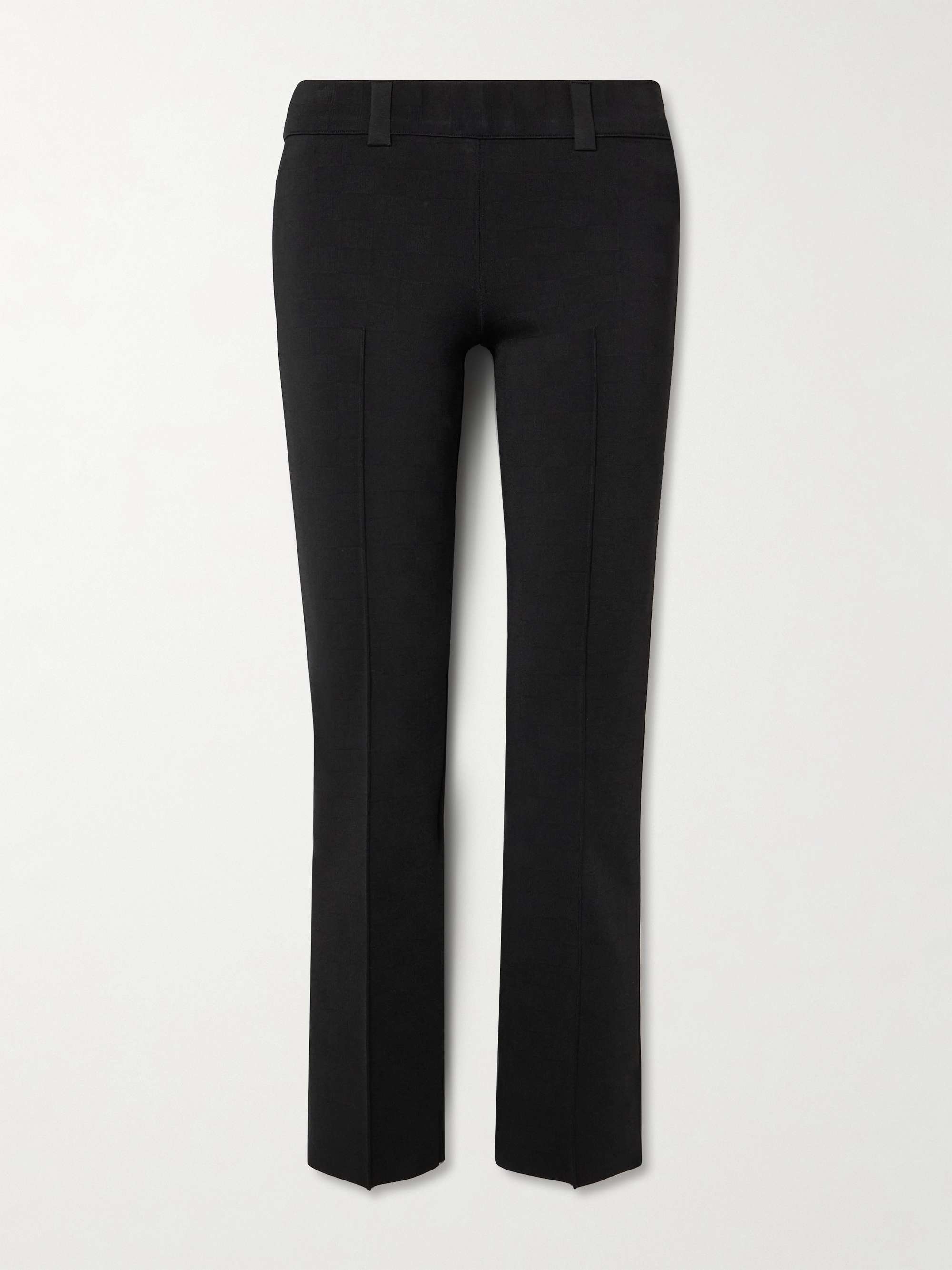 HIGH SPORT NSFW Jules checked jacquard-knit slim-leg pants | NET-A-PORTER