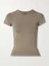 SKIMS Soft Smoothing Seamless T-shirt - Truffle | NET-A-PORTER