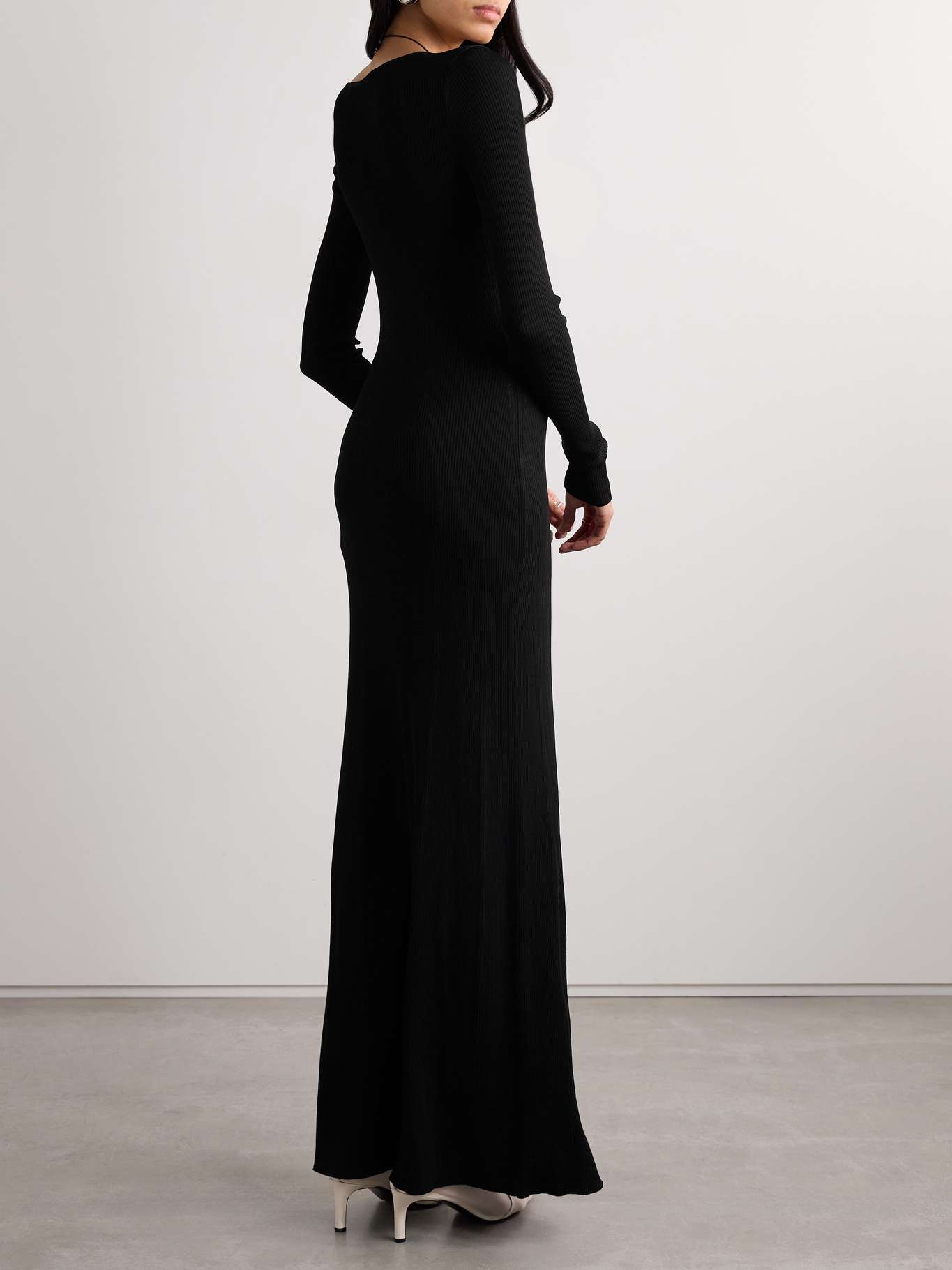 PROENZA SCHOULER Athena ribbed-knit maxi dress | NET-A-PORTER