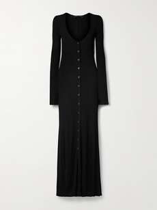 PROENZA SCHOULER Athena ribbed-knit maxi dress | NET-A-PORTER