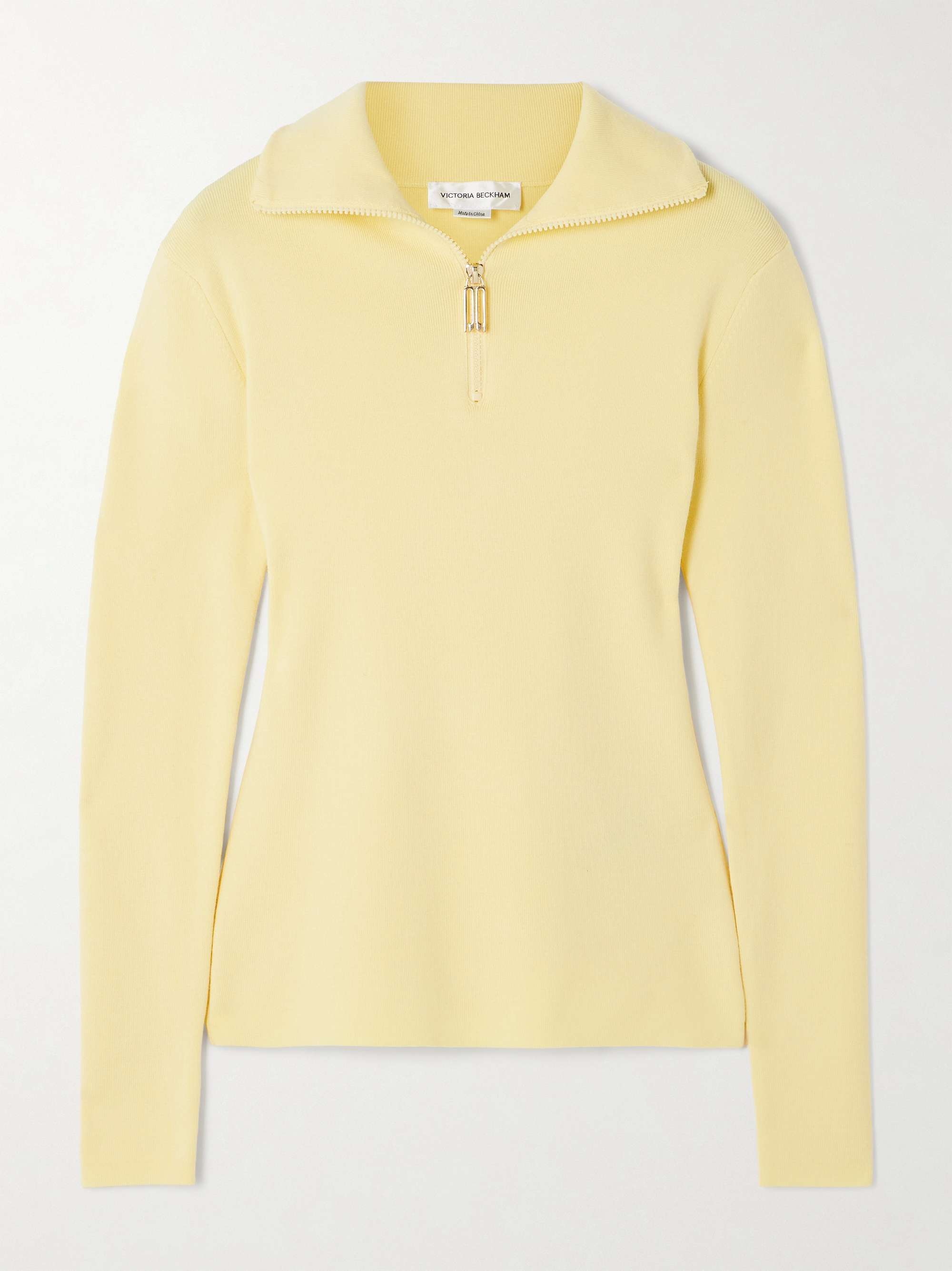 VICTORIA BECKHAM Merino wool-blend jersey sweater | NET-A-PORTER