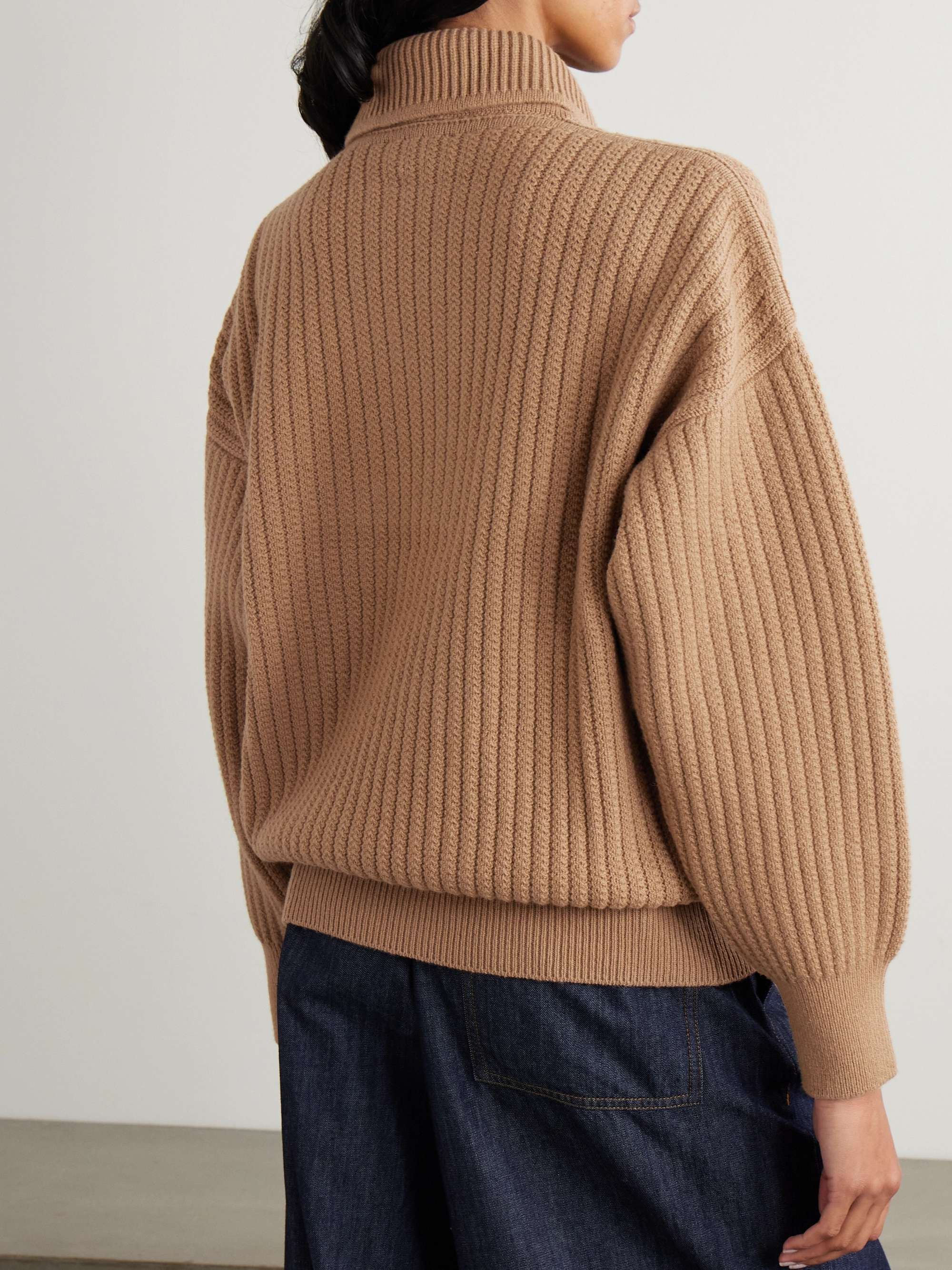 VICTORIA BECKHAM Ribbed wool sweater | NET-A-PORTER
