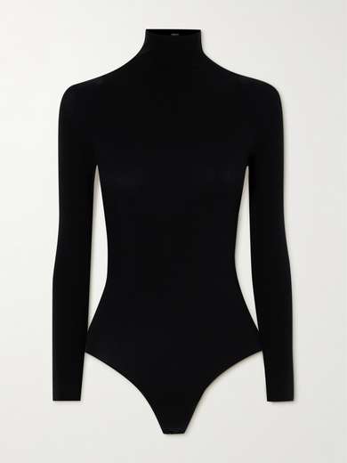 Commando Ballet Stretch Jersey Thong Turtleneck Bodysuit Net A Porter
