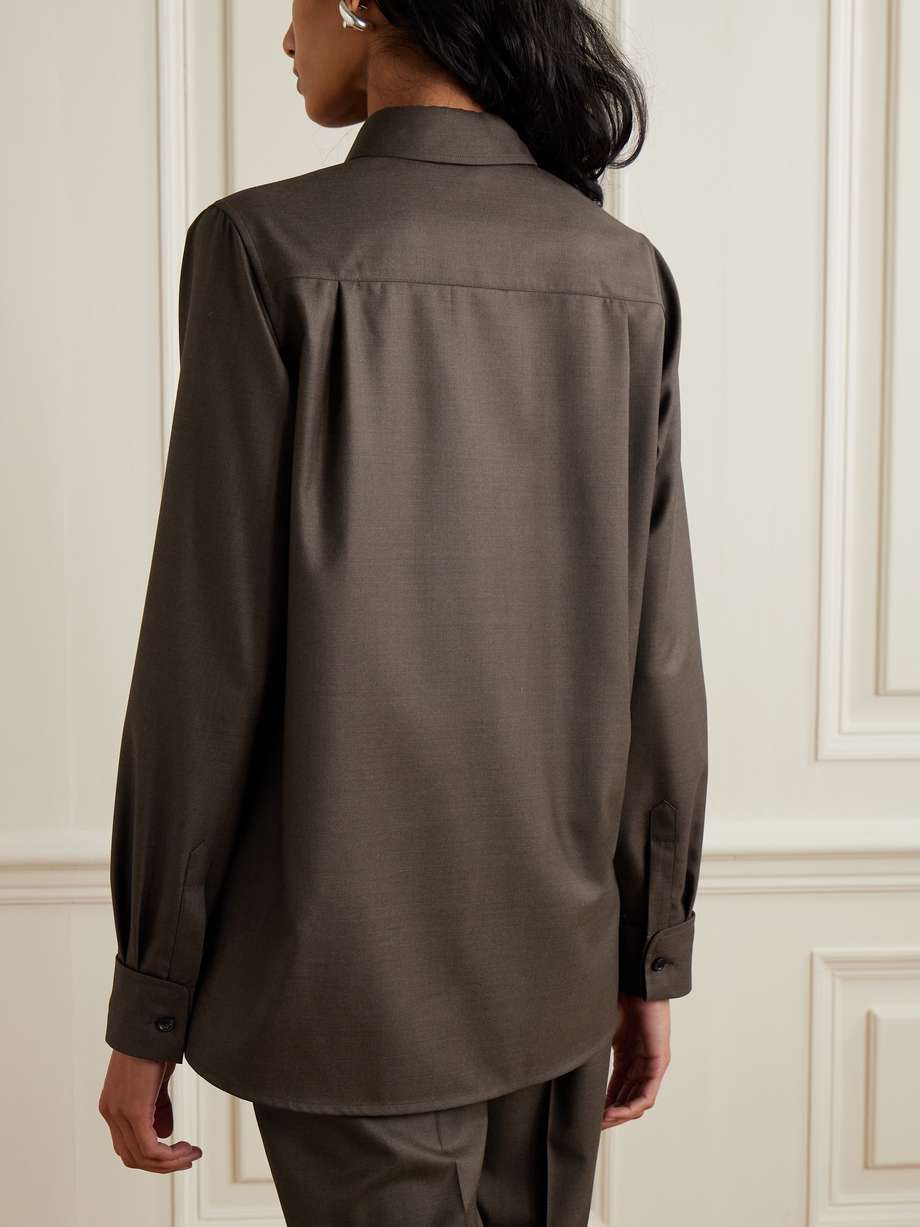 LORO PIANA Emma wool shirt | NET-A-PORTER