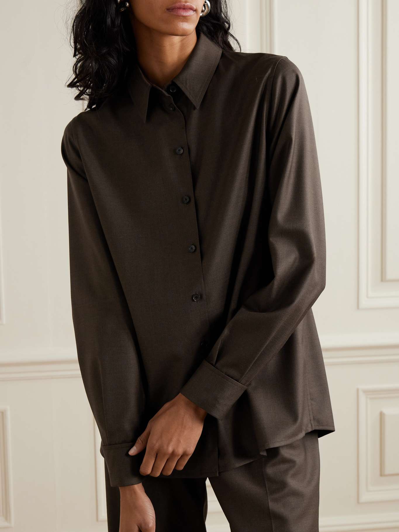 LORO PIANA Emma wool shirt | NET-A-PORTER