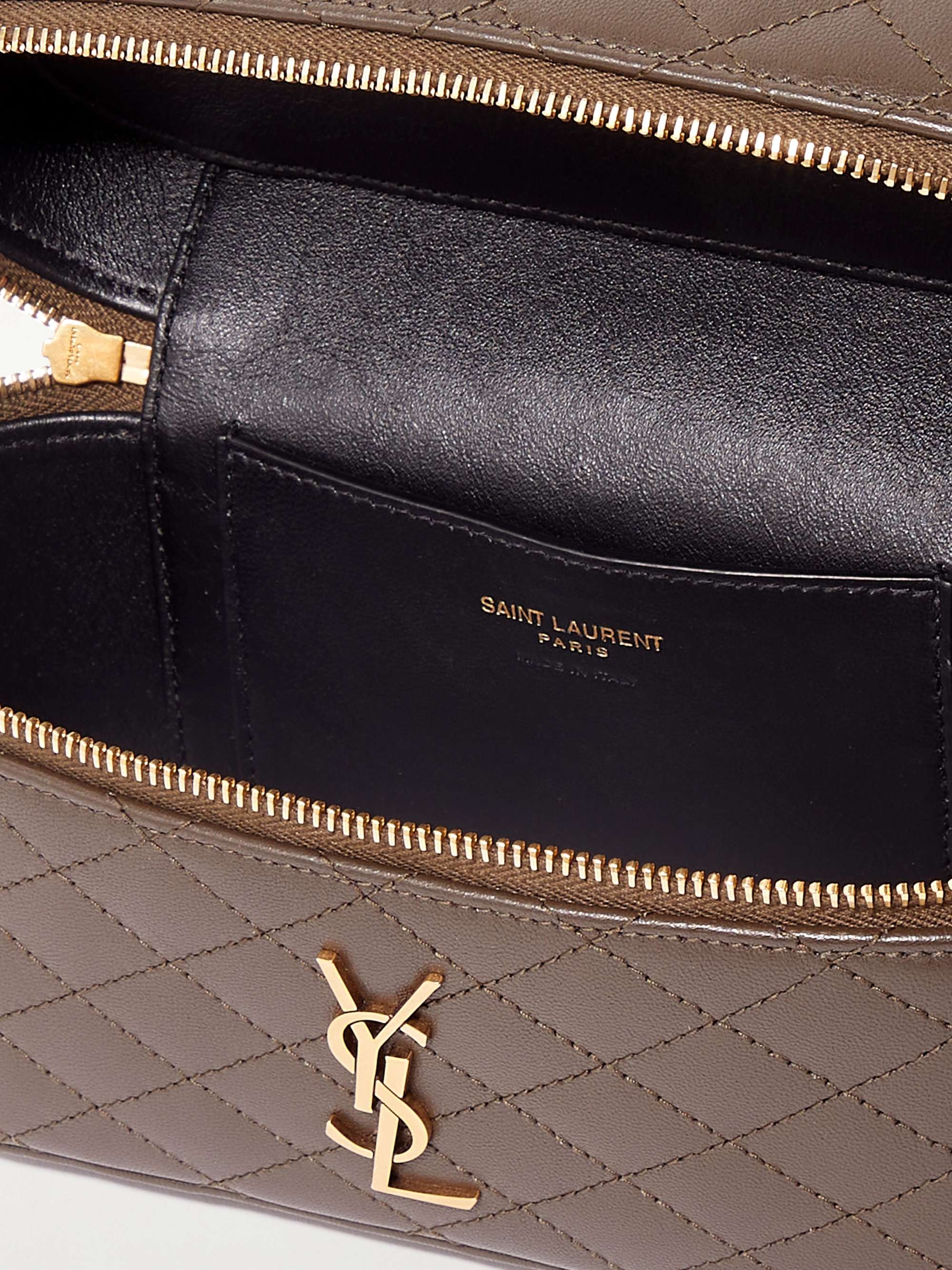 SAINT LAURENT Gaby Vanity mini quilted leather shoulder bag | NET-A-PORTER