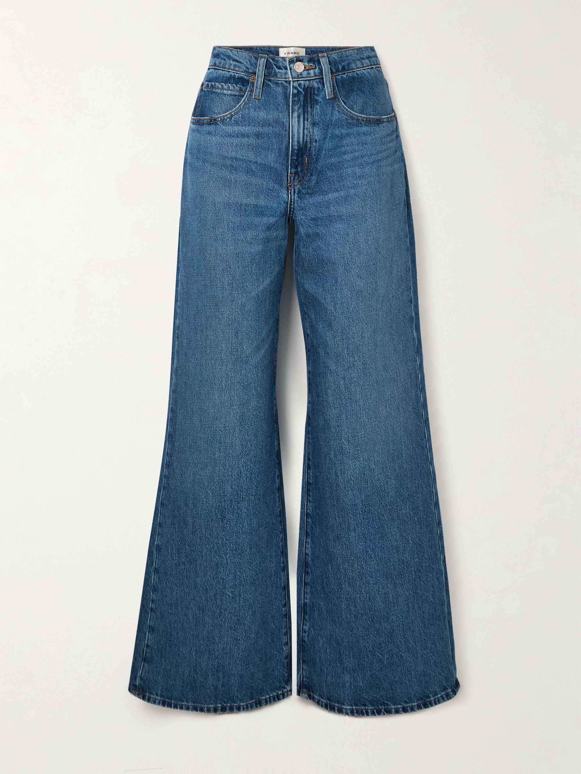 FRAME Easy Flare high-rise flared jeans | NET-A-PORTER