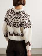 FRAME Fair Isle alpaca-blend sweater | NET-A-PORTER