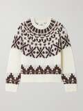 FRAME Fair Isle alpaca-blend sweater | NET-A-PORTER