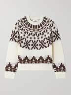 FRAME Fair Isle alpaca-blend sweater | NET-A-PORTER