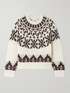 FRAME Fair Isle alpaca-blend sweater | NET-A-PORTER