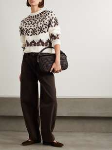 FRAME Fair Isle alpaca-blend sweater | NET-A-PORTER