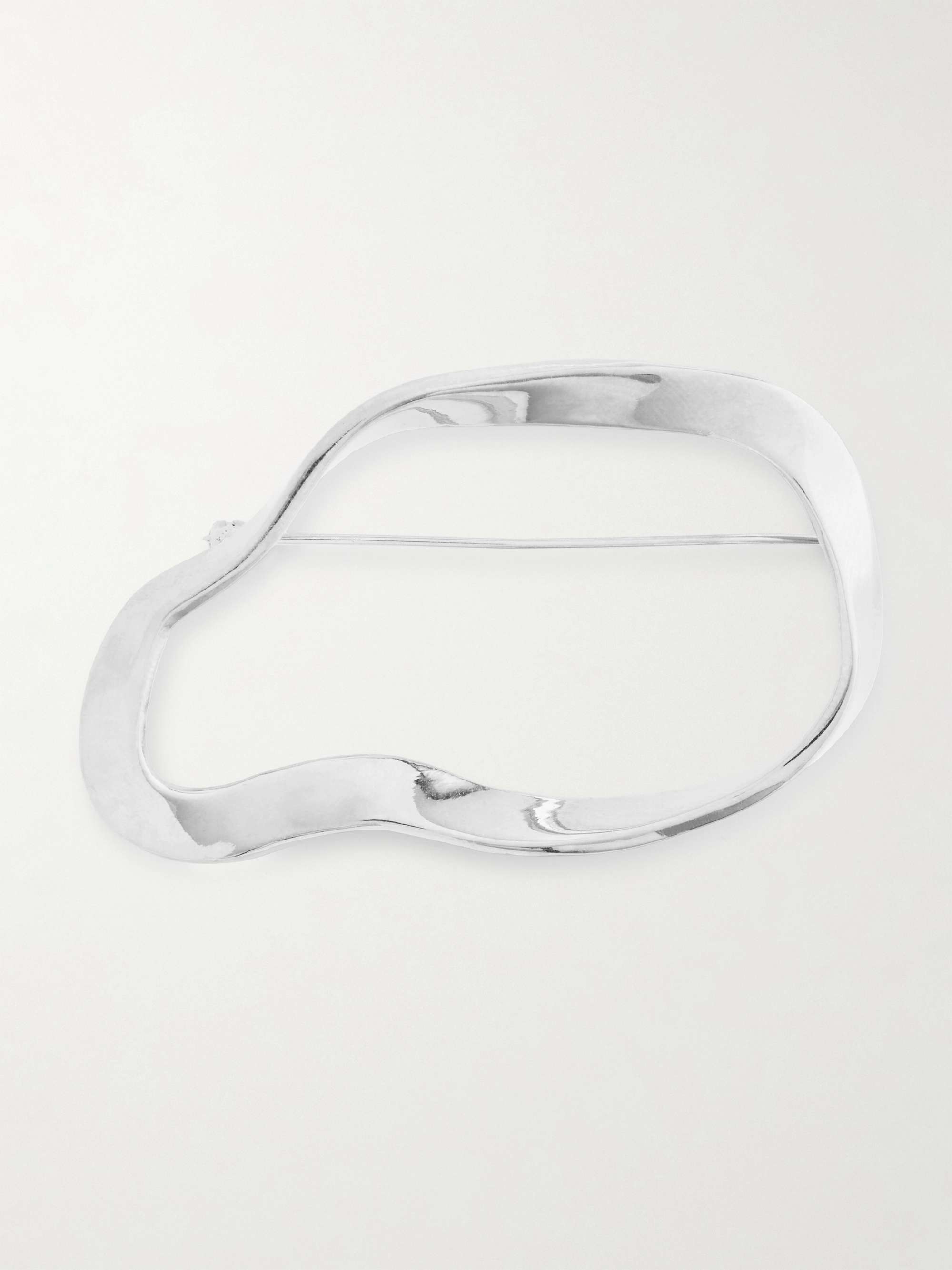 AGMES Vera sterling silver brooch | NET-A-PORTER