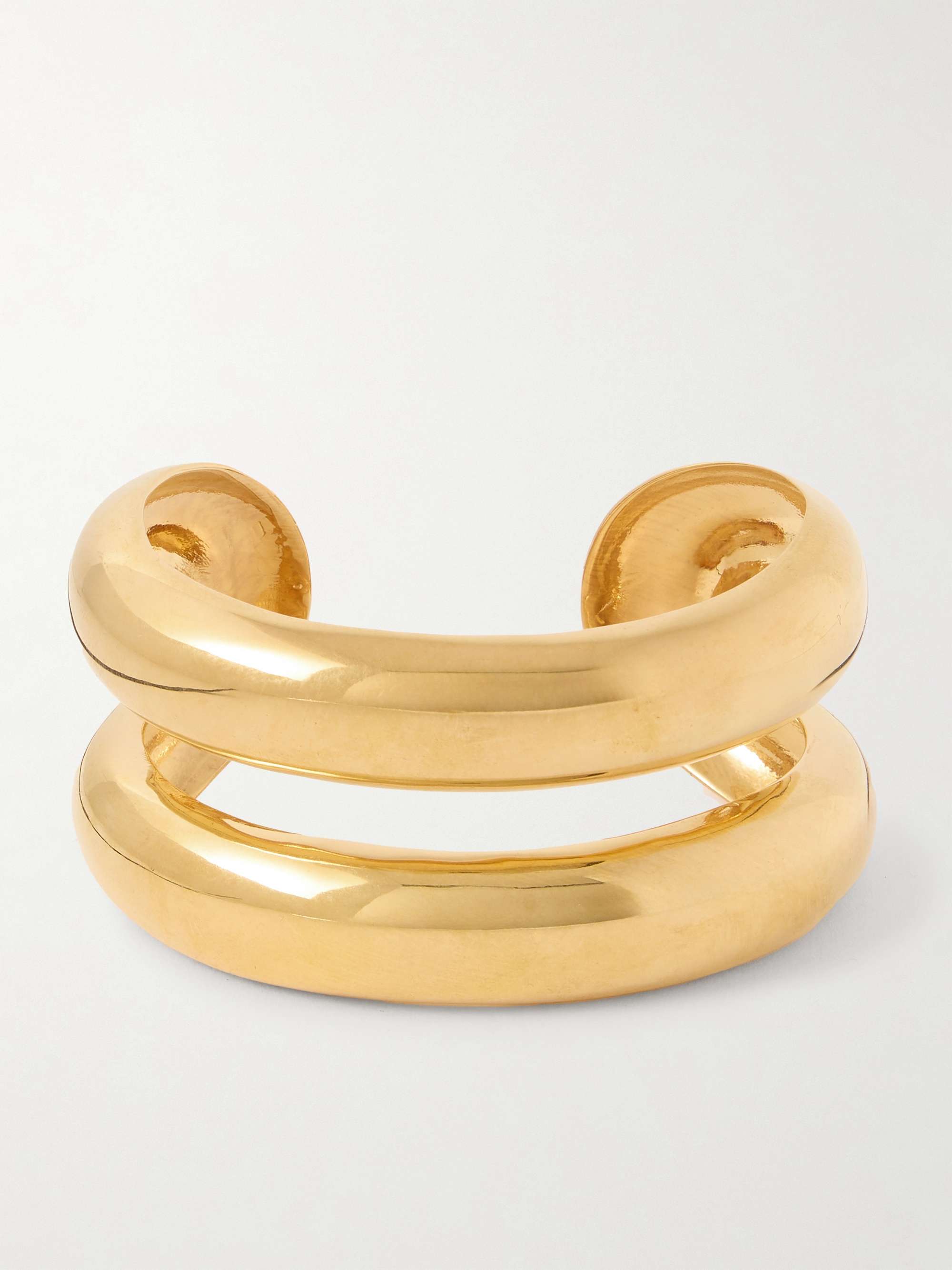 AGMES Charlotte recycled gold vermeil cuff | NET-A-PORTER