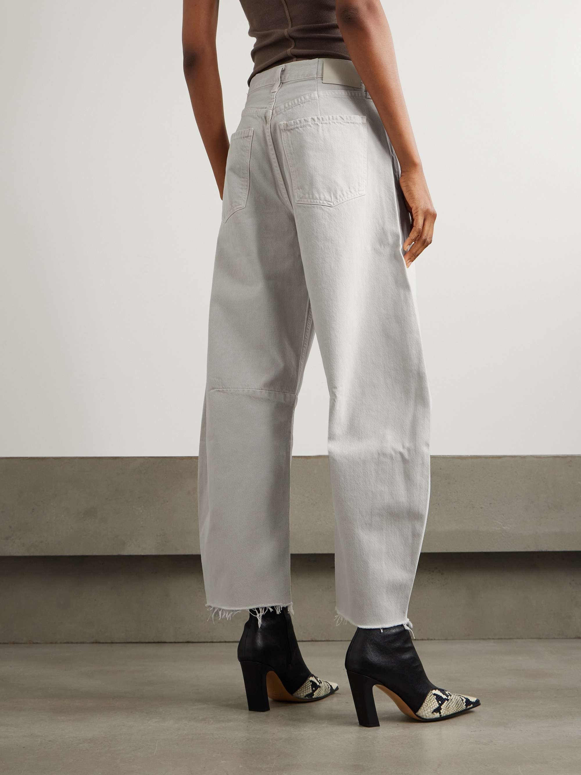 CITIZENS OF HUMANITY Horseshoe high-rise barrel-leg jeans | NET-A-PORTER