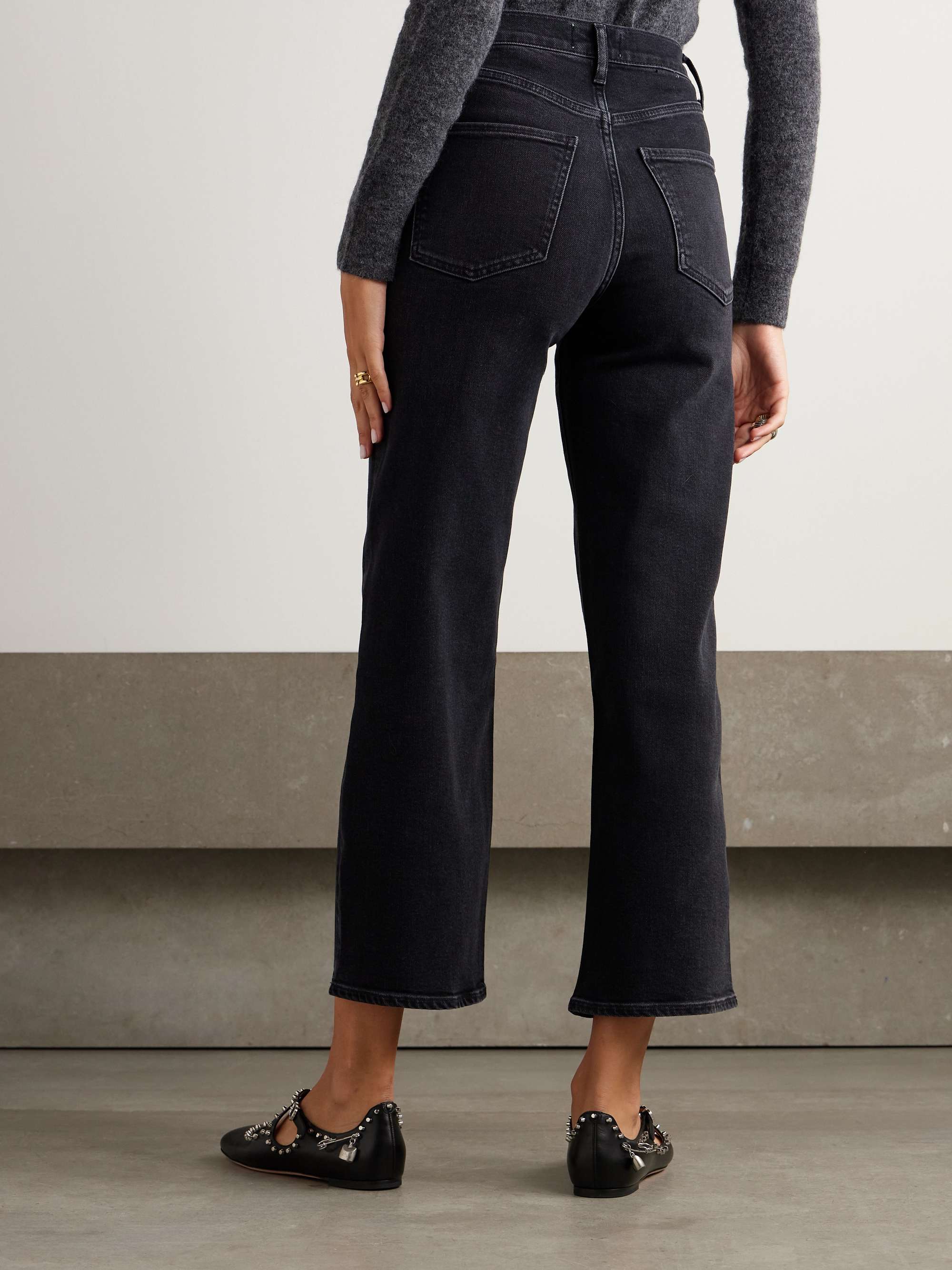 AGOLDE Ren high-rise wide-leg jeans | NET-A-PORTER