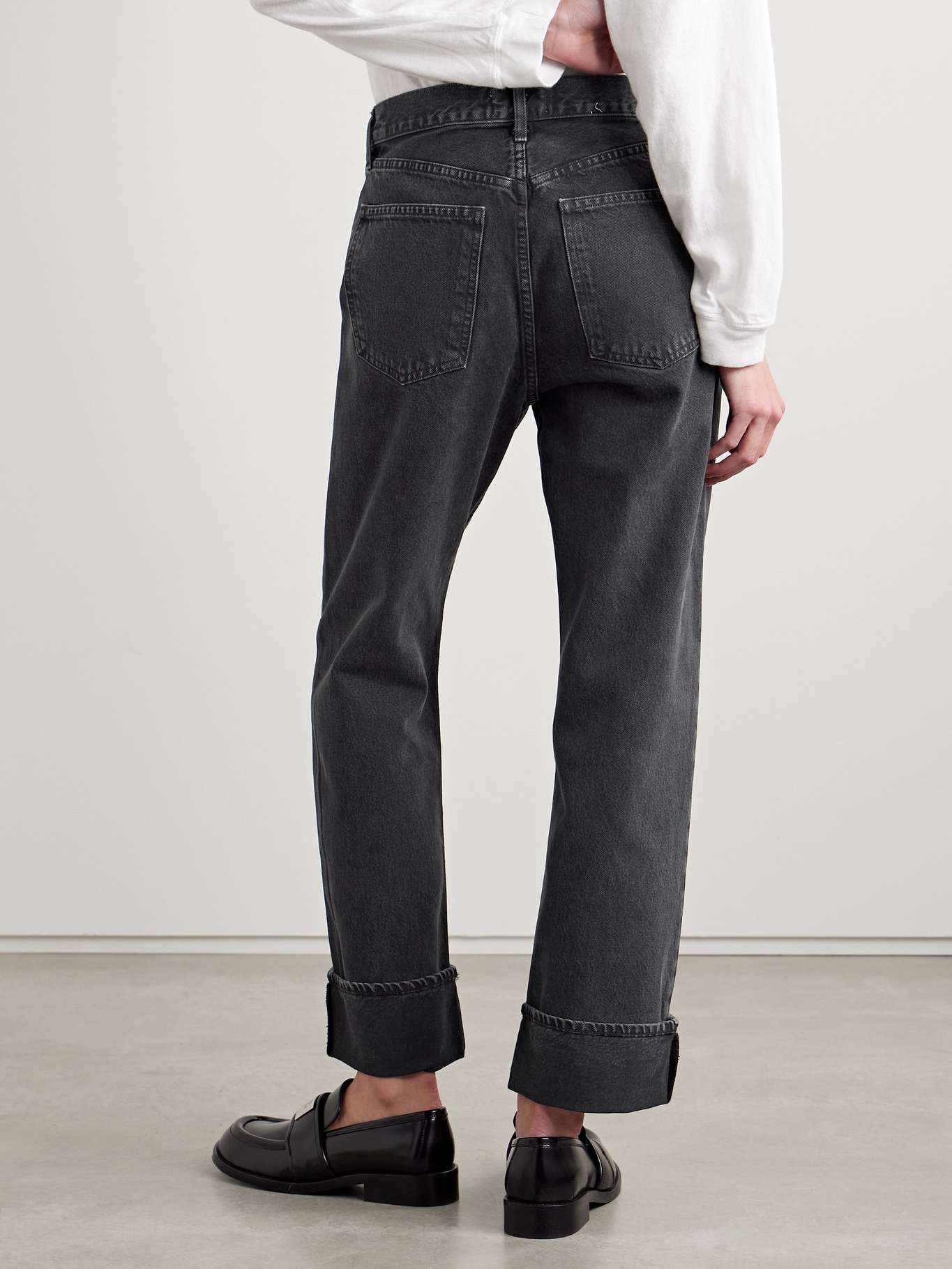 AGOLDE Fran low-rise straight-leg organic jeans | NET-A-PORTER