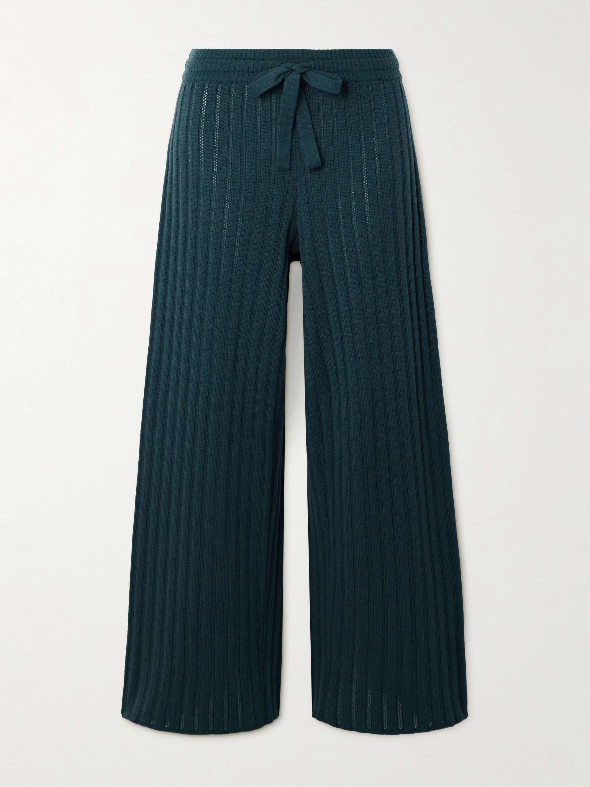 ERES Luxe Somptueux ribbed and pointelle-knit wool and cashmere-blend ...