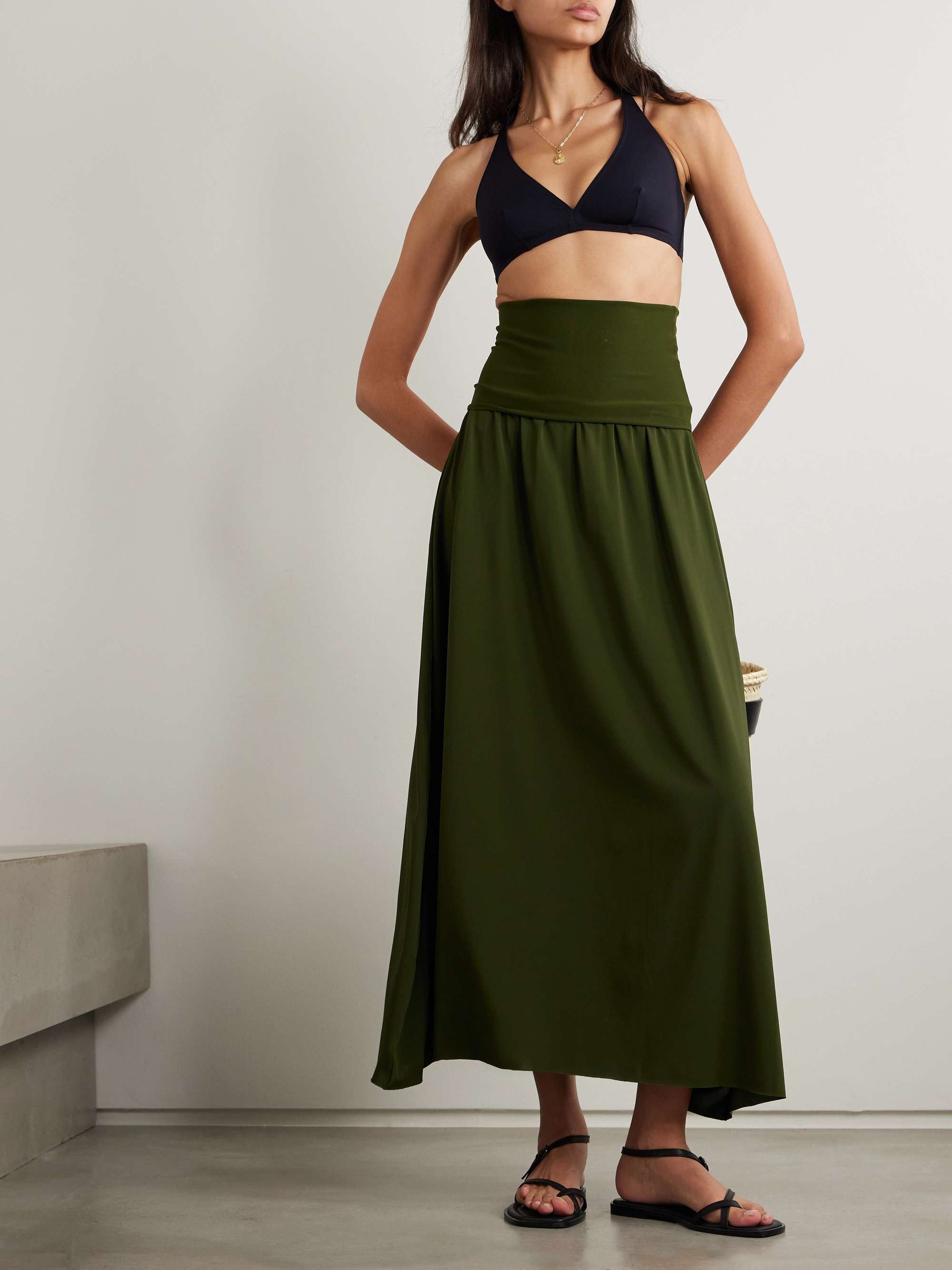 ERES Oda strapless stretch-jersey and stretch-crepe maxi dress | NET-A ...