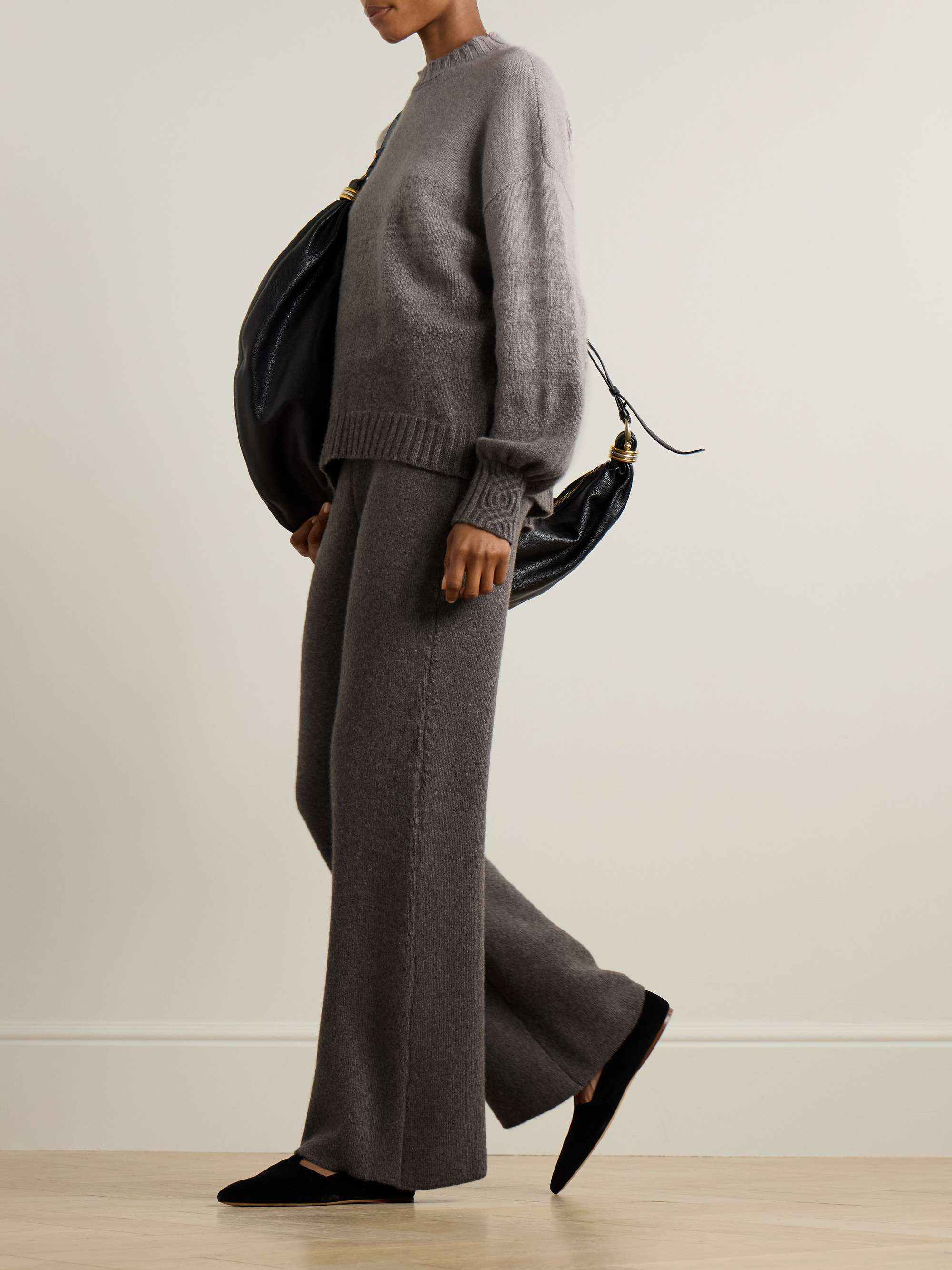 NET-A-PORTER FOR THE KING’S FOUNDATION Dégradé wool and cashmere-blend ...