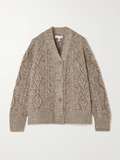 NET-A-PORTER FOR THE KING’S FOUNDATION Cable-knit wool cardigan | NET-A ...