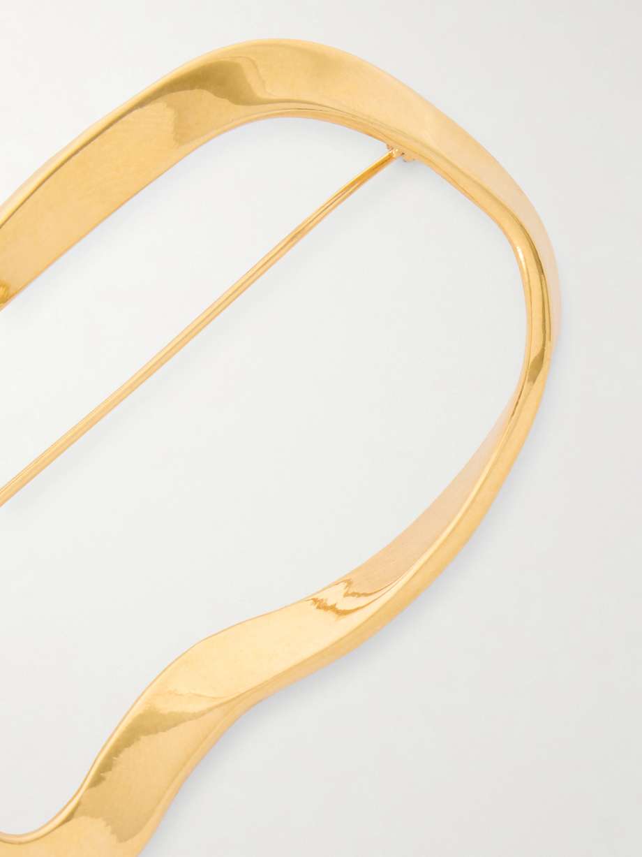 AGMES Vera gold vermeil brooch | NET-A-PORTER